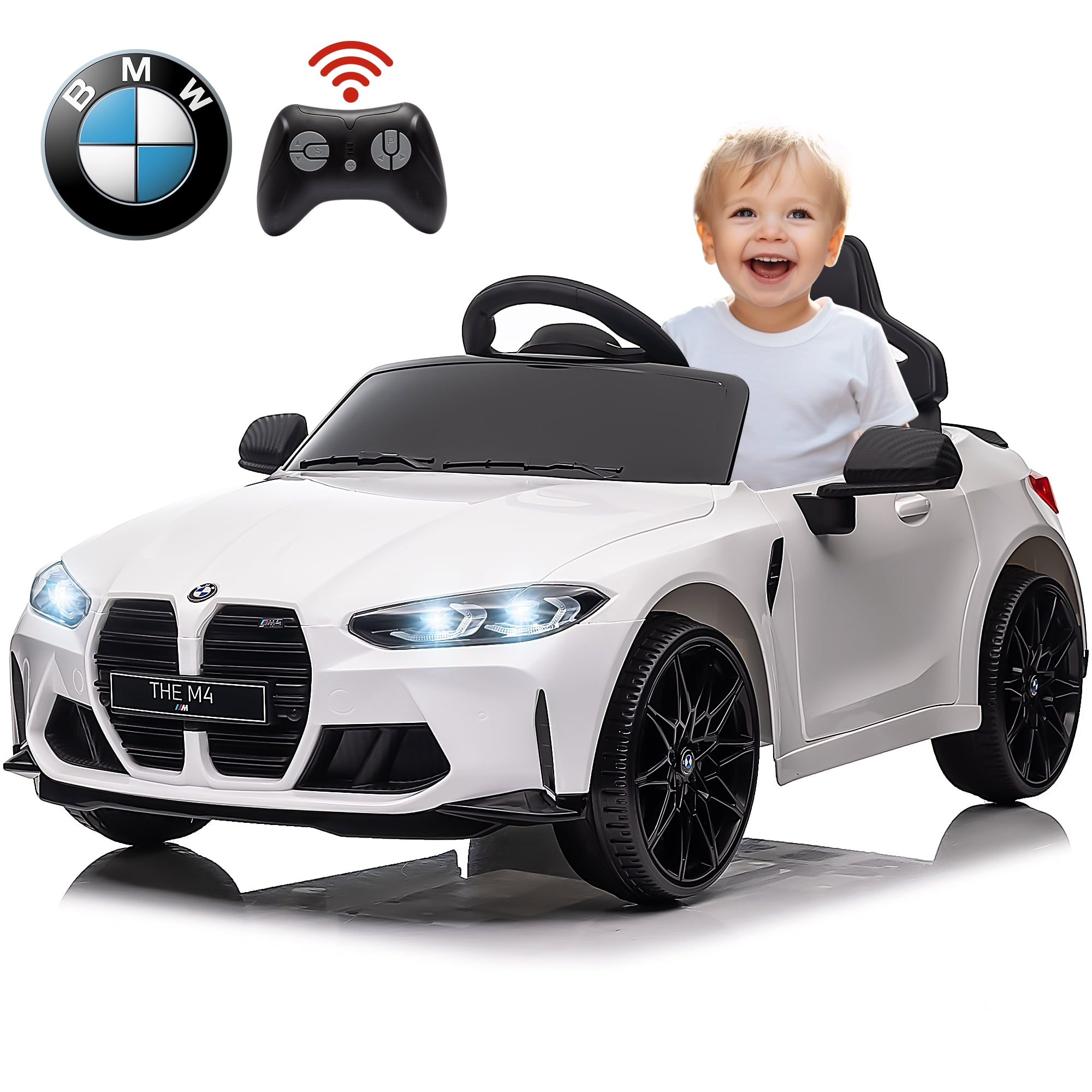 Aston Martin Ride-On Kids Car, 12V Battery, 4-Wheels, Remote Control ...