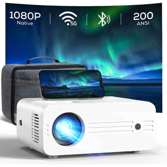 Free Shipping! HAPPRUN Smart Projector with Google TV 11.0 Dolby Audio ...