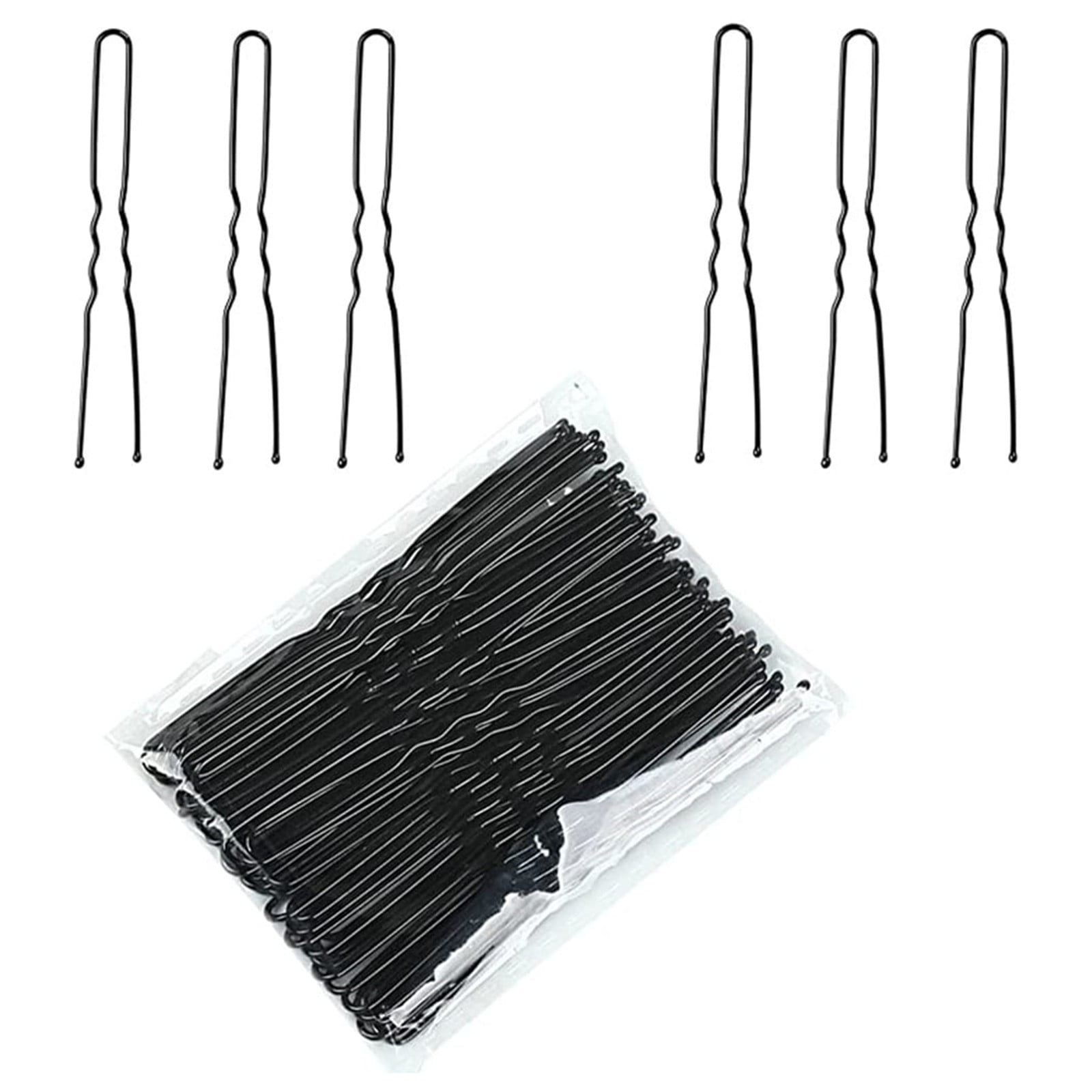 iZZZHH Bobby Pins,50 Count Black Hair Pins Hairpins with Box for Women ...