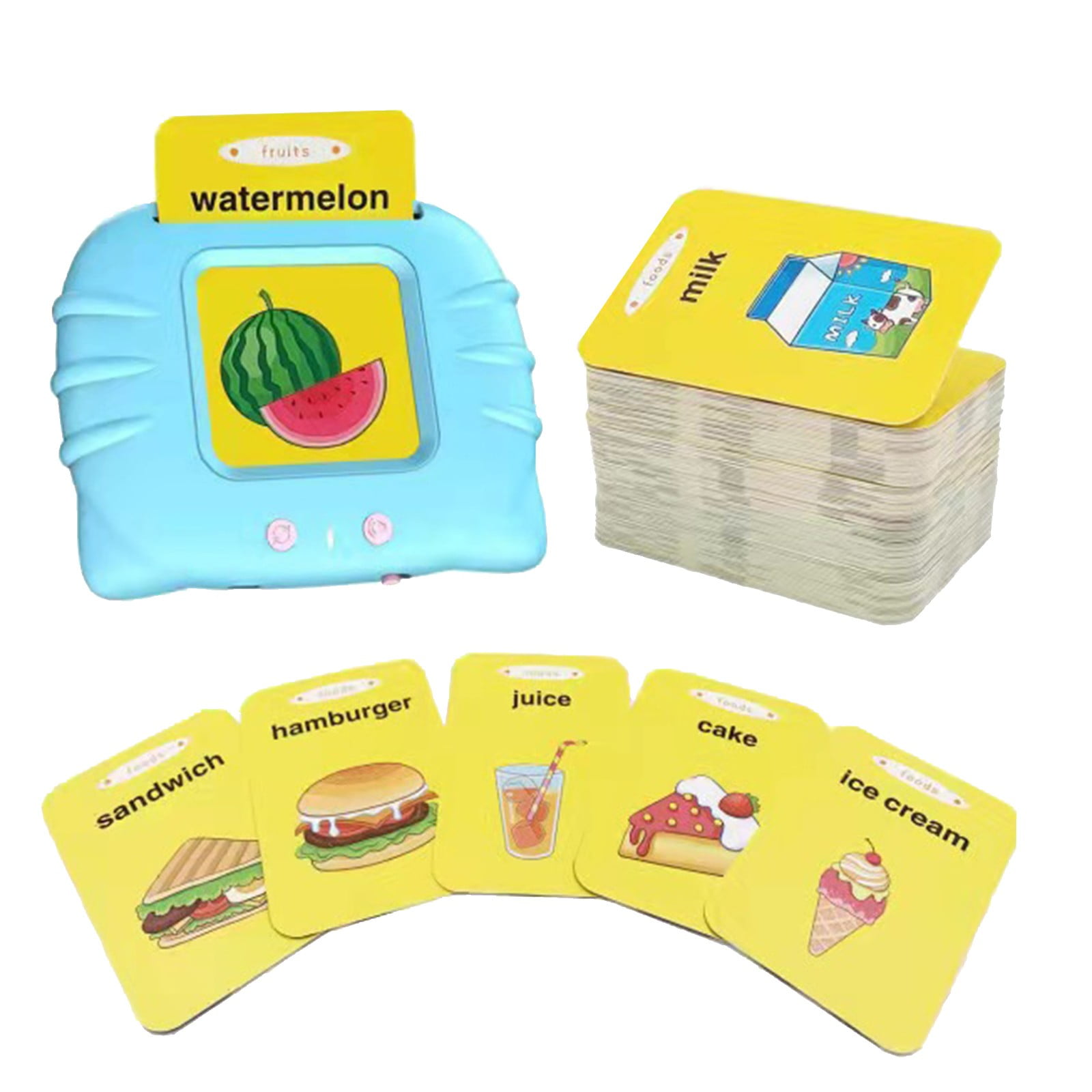 iZZZHH Interactive Talking Flash Cards for Toddlers - 248 Sight Words ...