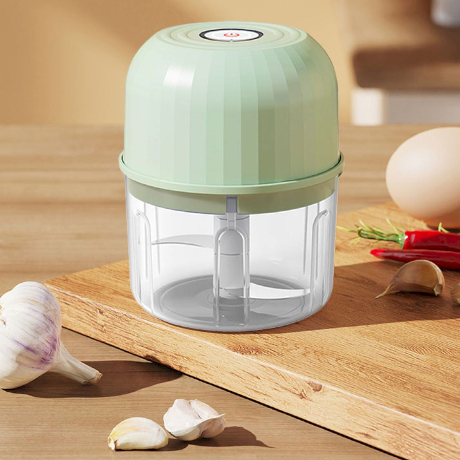 iZZZHH Mini Garlic & Veggie Chopper - Portable, Removable Design ...