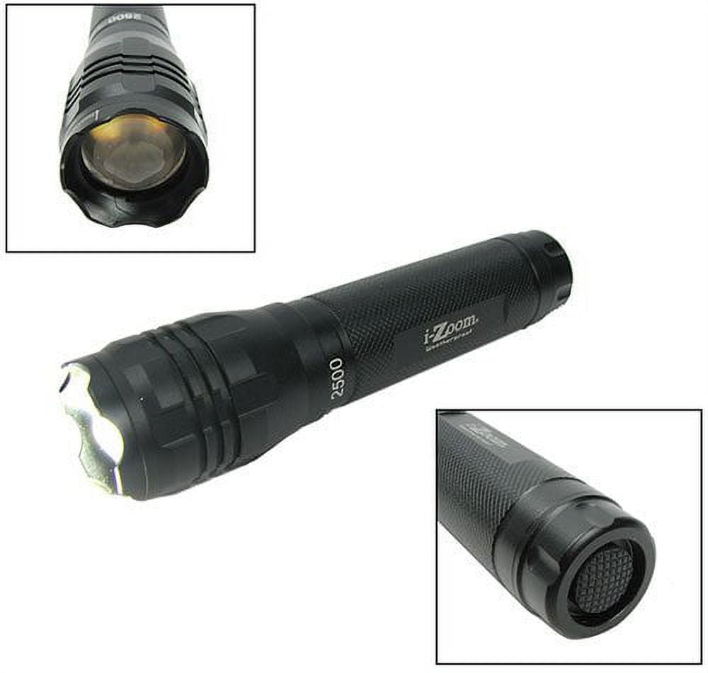 iZoom 2500 Lumen COB LED Ultra Bright Tactical Flashlight - Walmart.com