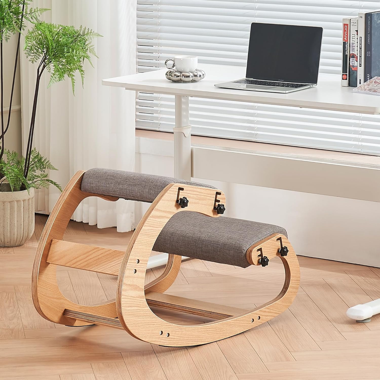 iagdu Ergonomic Kneeling Chair Adjustable Rocking Knee Chair for Office ...