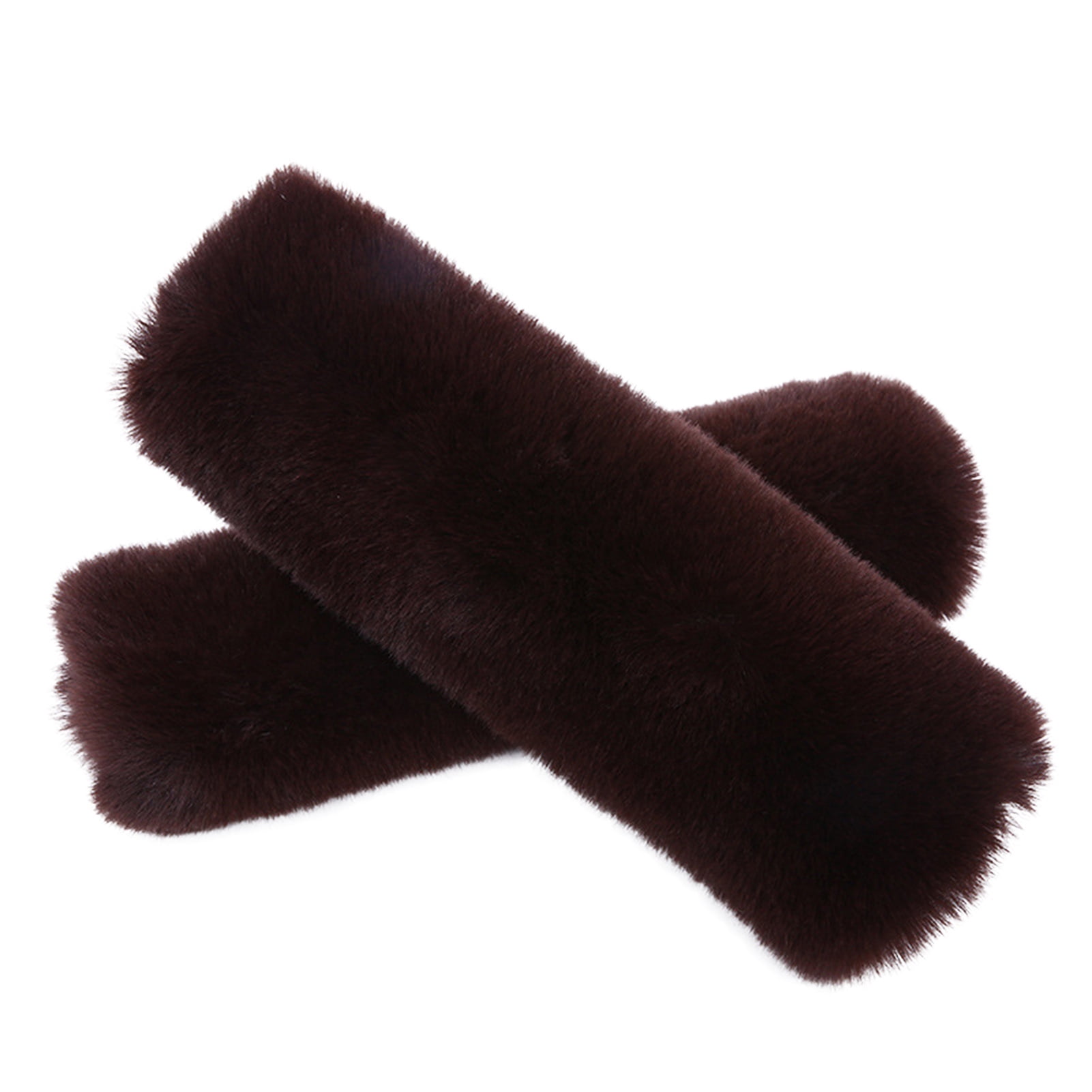 iaksohdu 1 Pair Seat Belt Cover Comfortable Soft Fluffy Universal Car ...