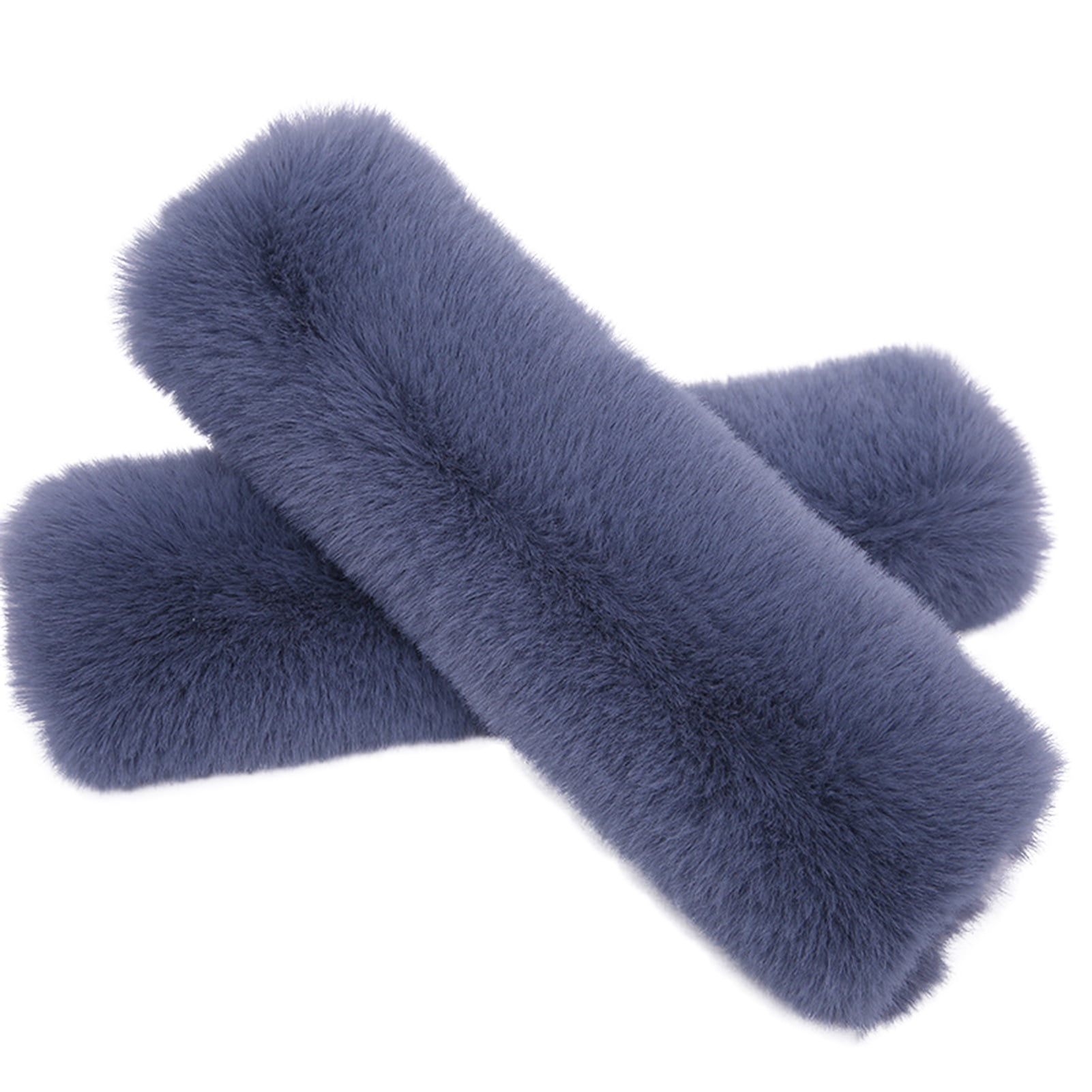 iaksohdu 1 Pair Seat Belt Cover Comfortable Soft Fluffy Universal Car ...