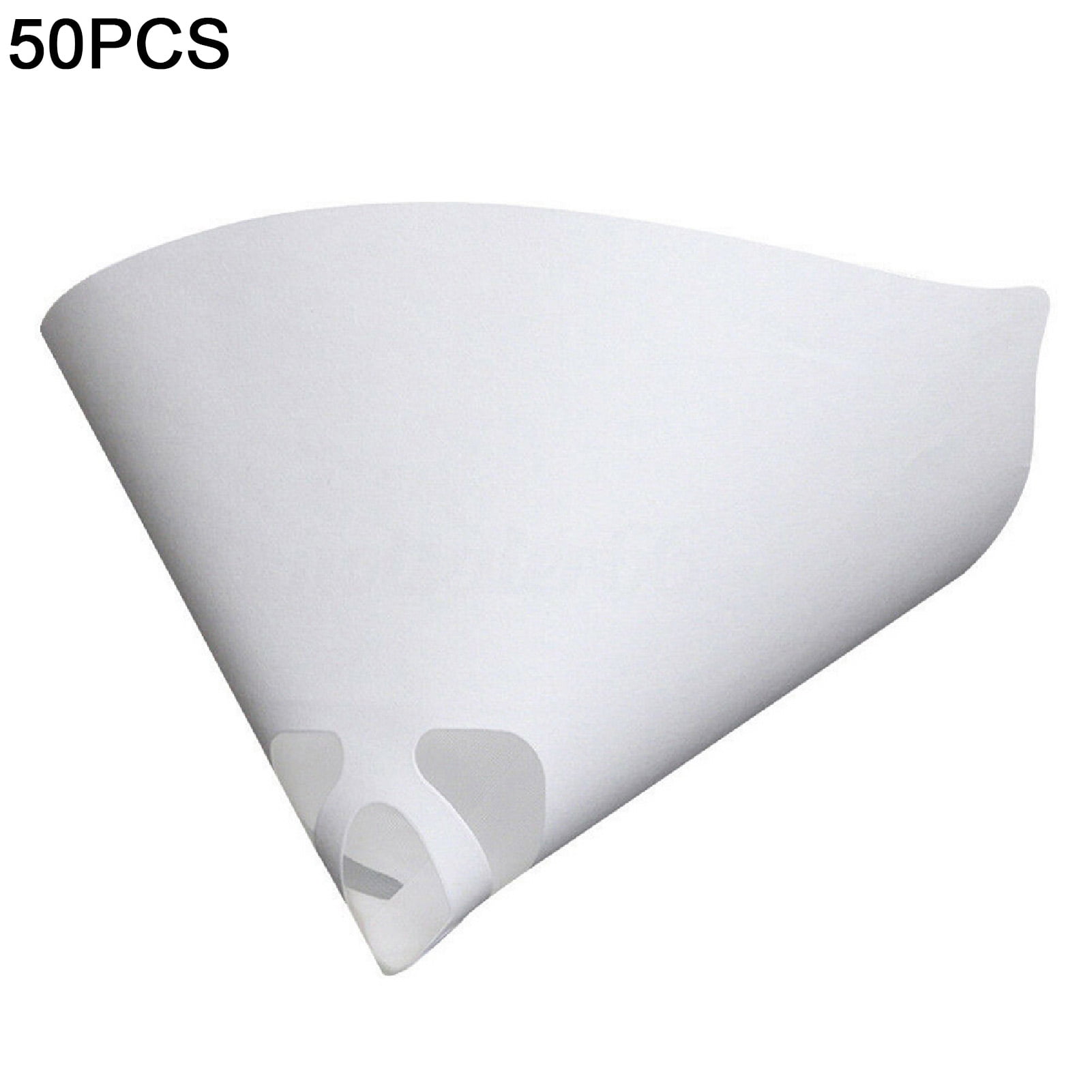 iaksohdu 50Pcs Paper Strainer Conical Shape High Density White 190 ...