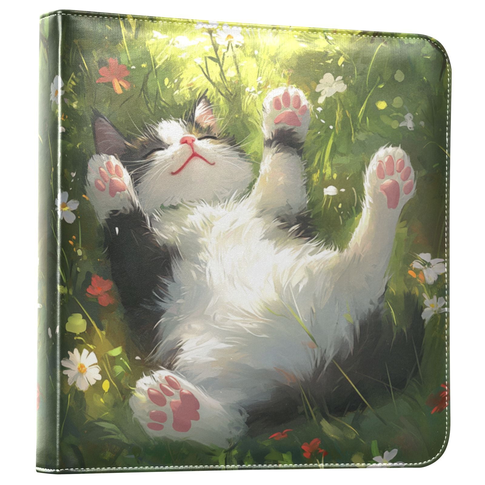 iauyy PU Leather Scrapbook Album | Expandable Binder with 20 Self ...