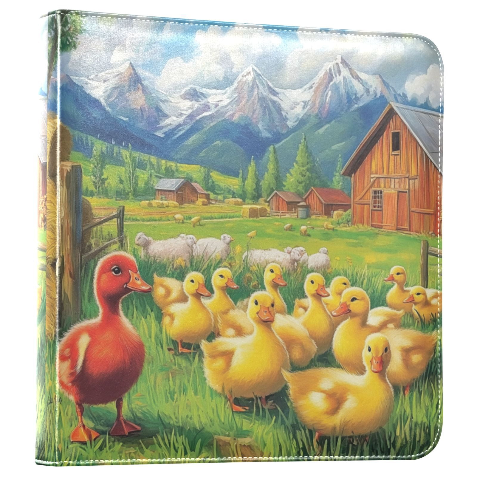 iauyy PU Leather Scrapbook Album | Expandable Binder with 20 Self ...