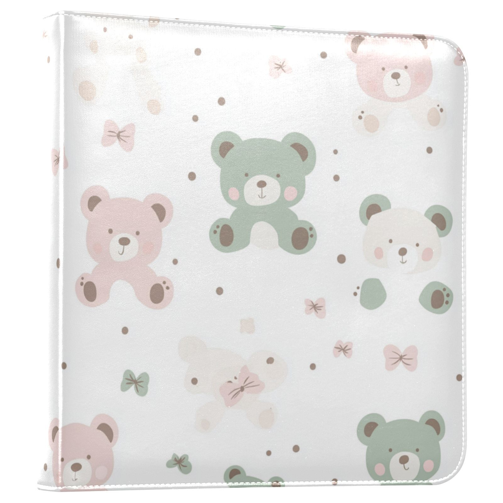 iauyy PU Leather Scrapbook Album | Expandable Binder with 20 Self ...