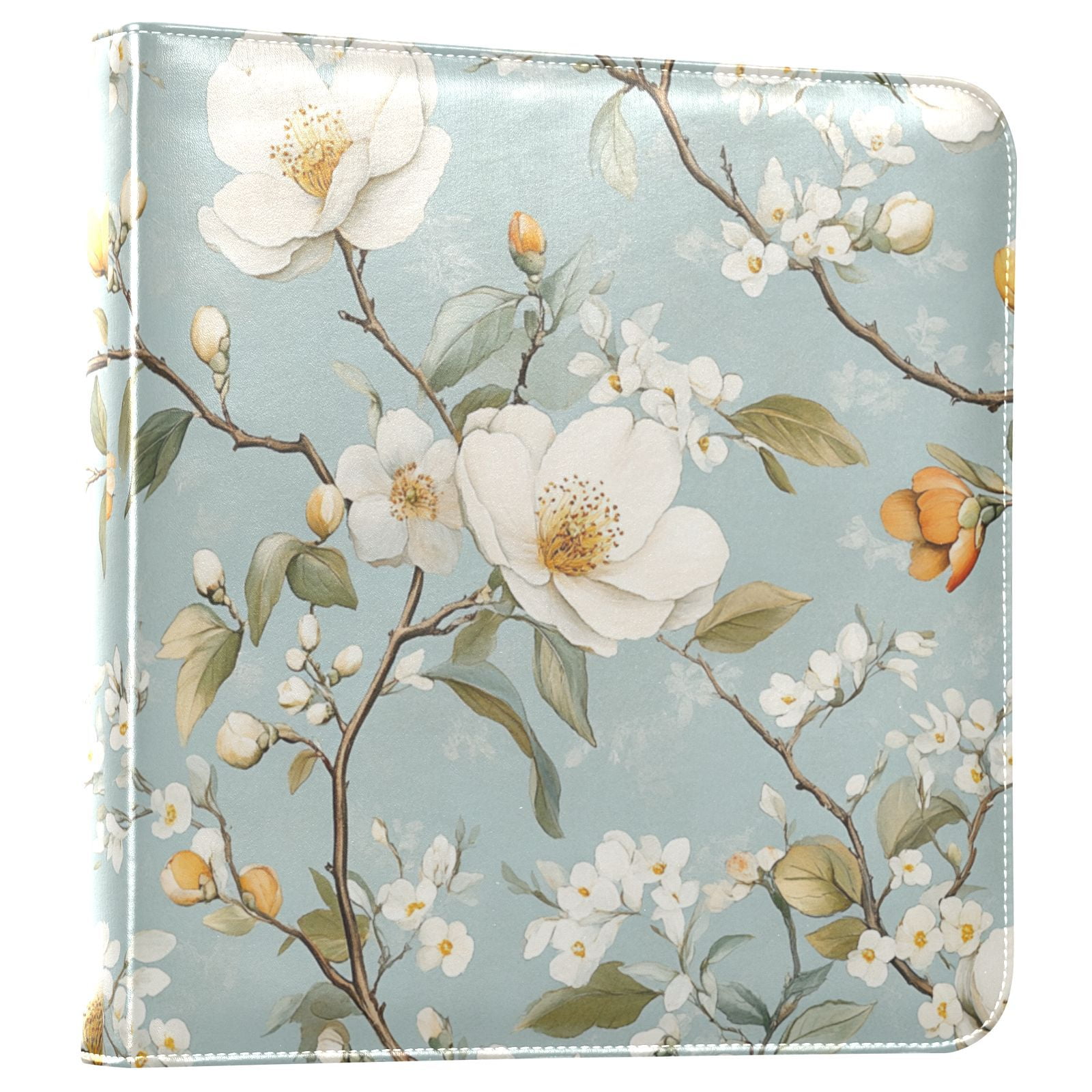 iauyy PU Leather Scrapbook Album | Expandable Binder with 20 Self ...