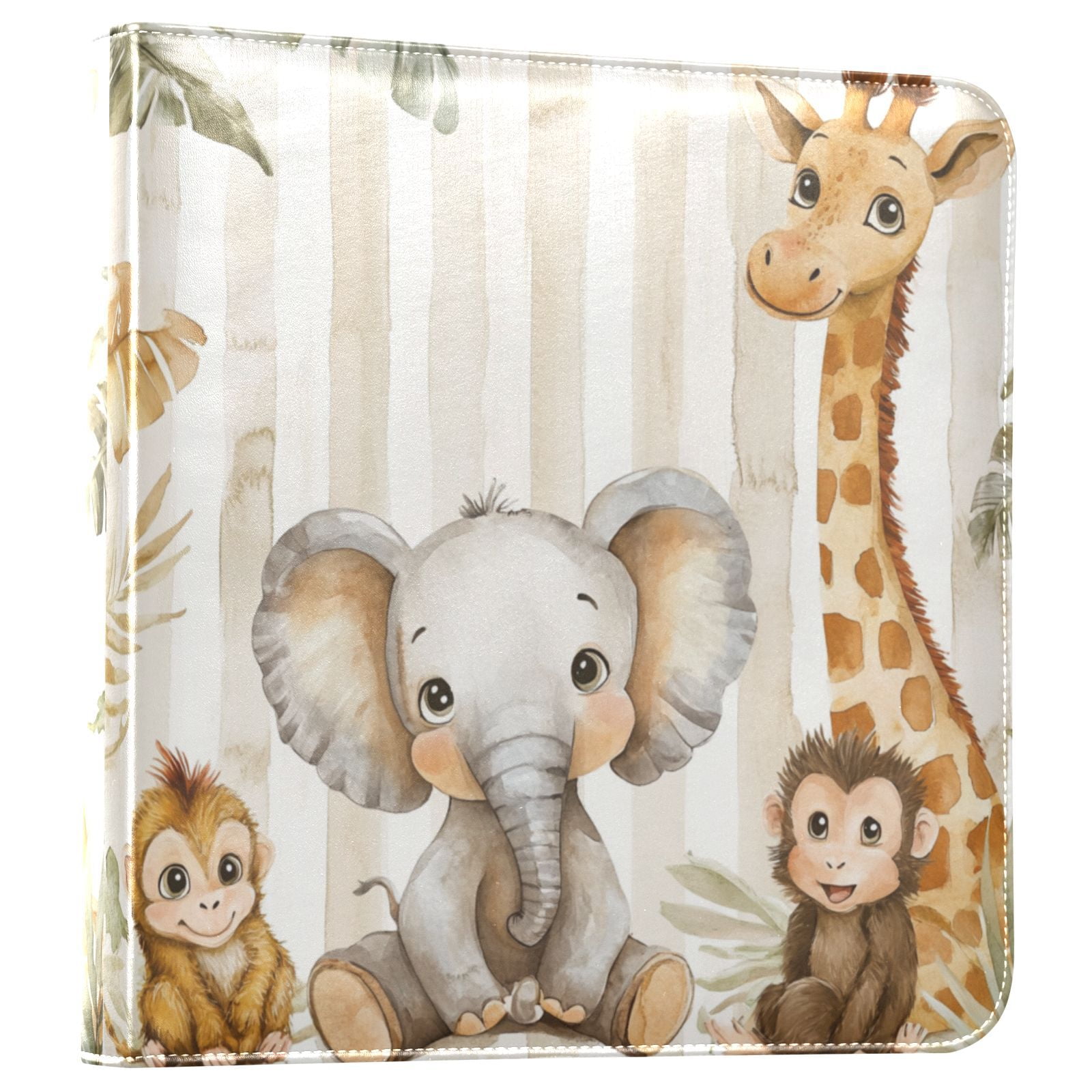 iauyy PU Leather Scrapbook Album | Expandable Binder with 20 Self ...