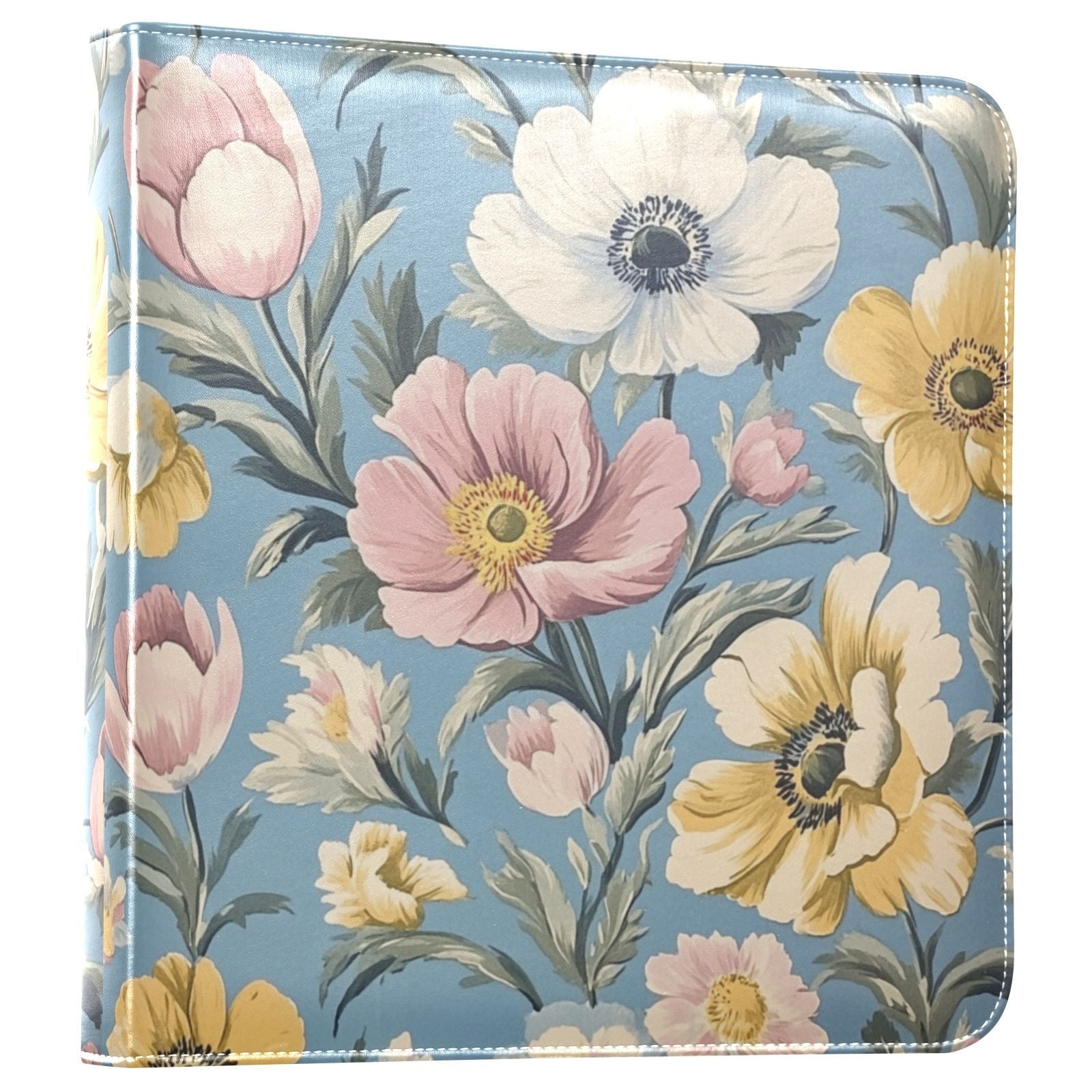 iauyy PU Leather Scrapbook Album | Expandable Binder with 20 Self ...