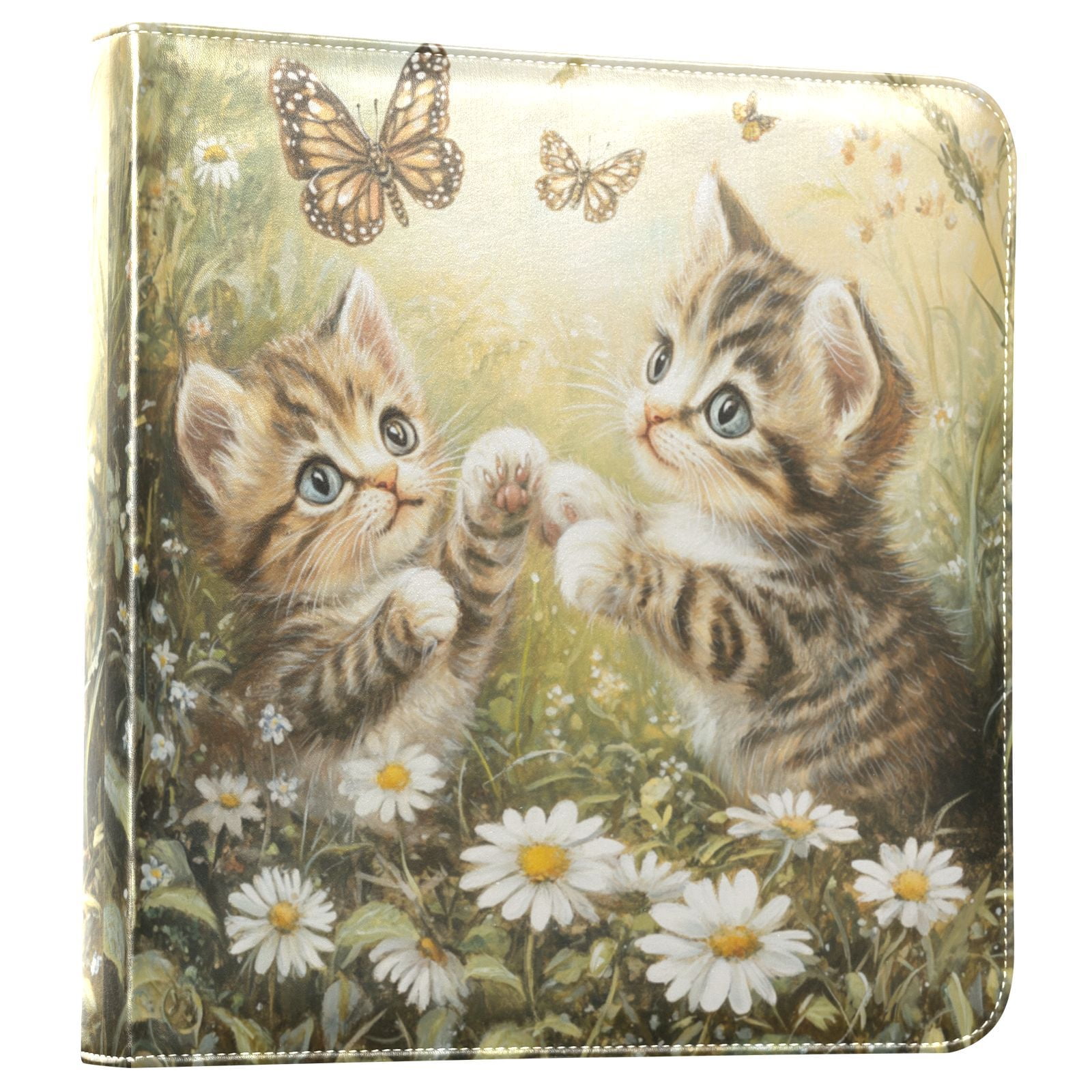 iauyy PU Leather Scrapbook Album | Expandable Binder with 20 Self ...