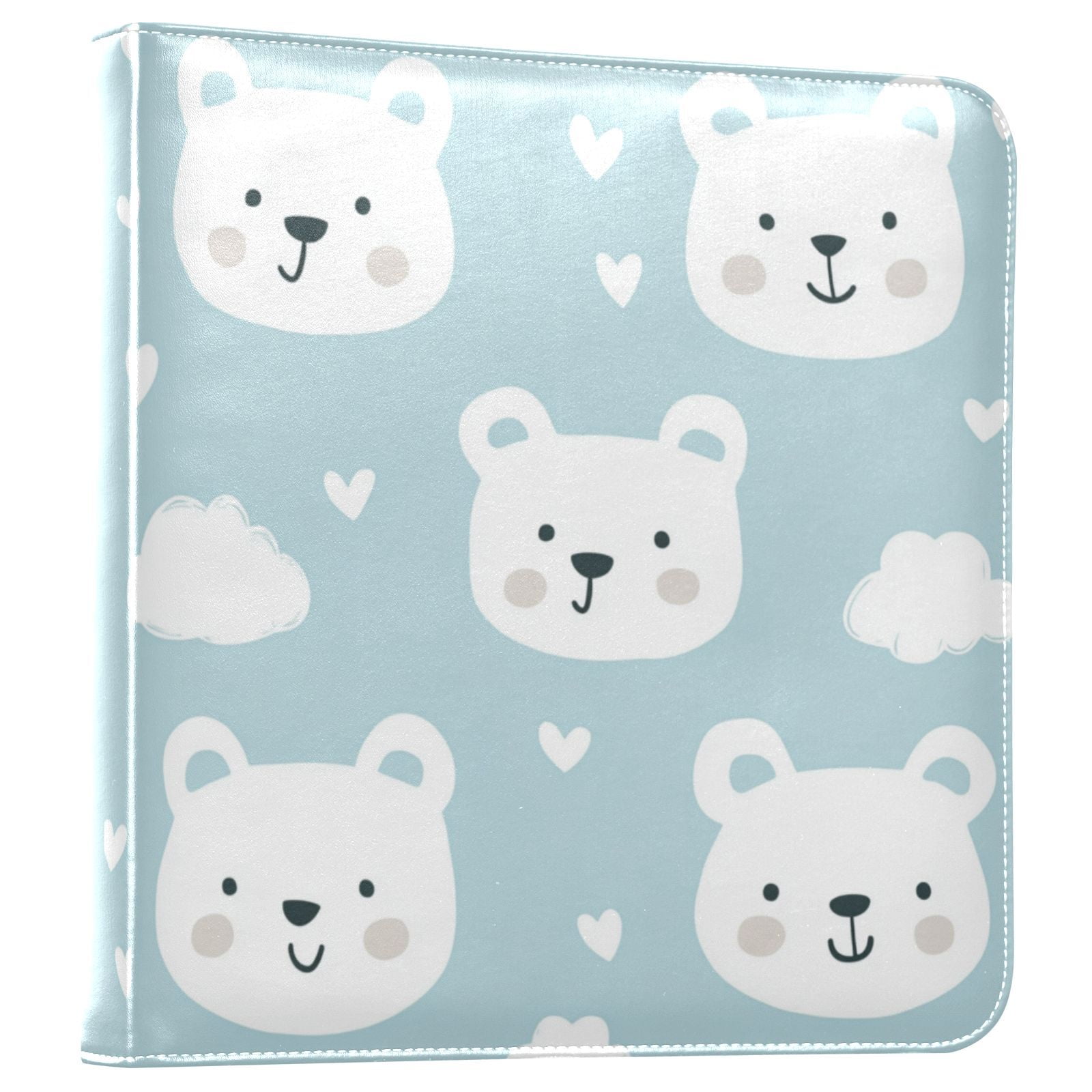 iauyy PU Leather Scrapbook Album | Expandable Binder with 20 Self ...