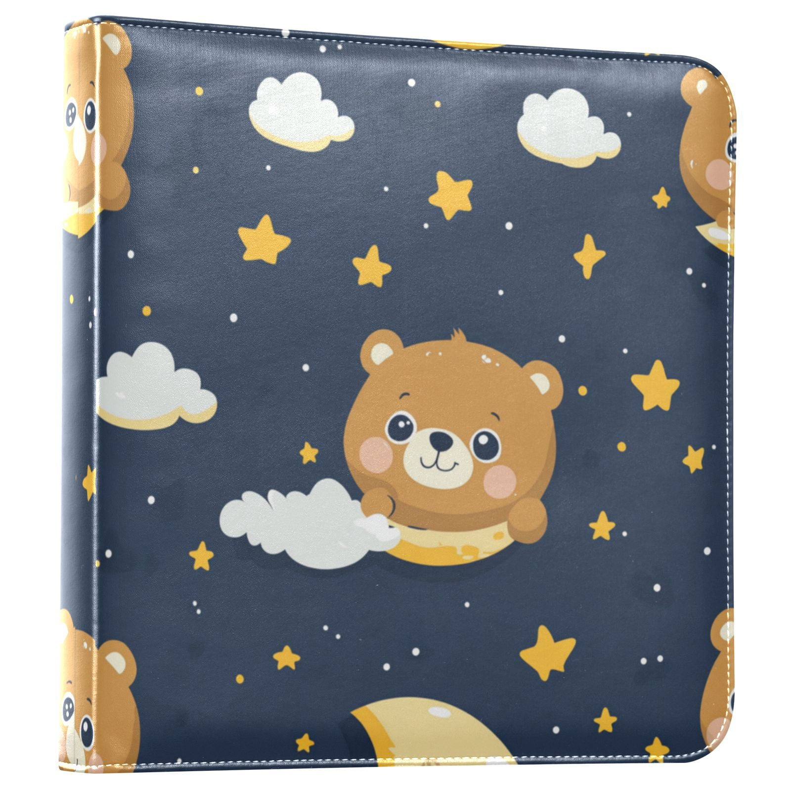 iauyy PU Leather Scrapbook Album | Expandable Binder with 20 Self ...