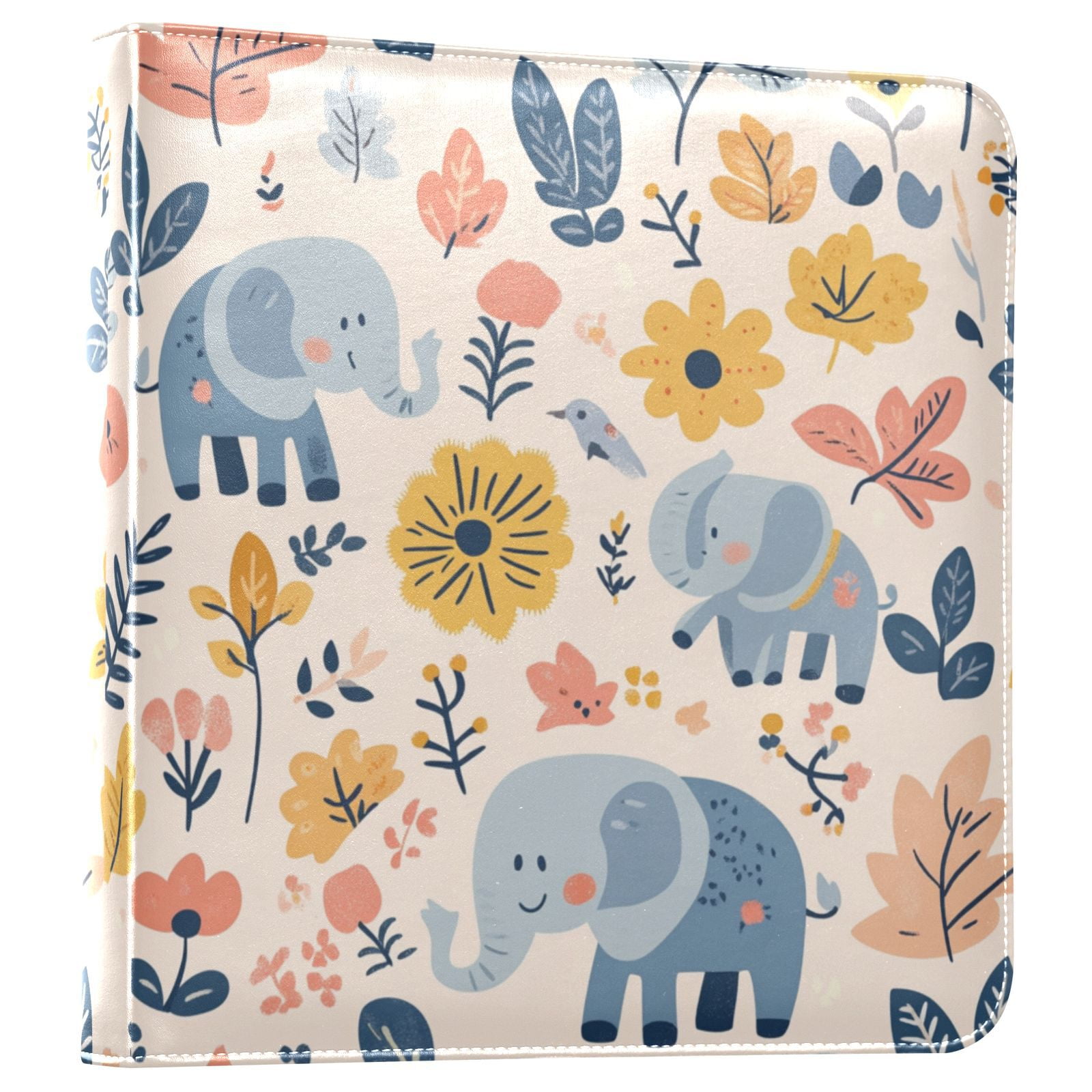 iauyy PU Leather Scrapbook Album | Expandable Binder with 20 Self-Adhesive Pages (11.8x24in ...