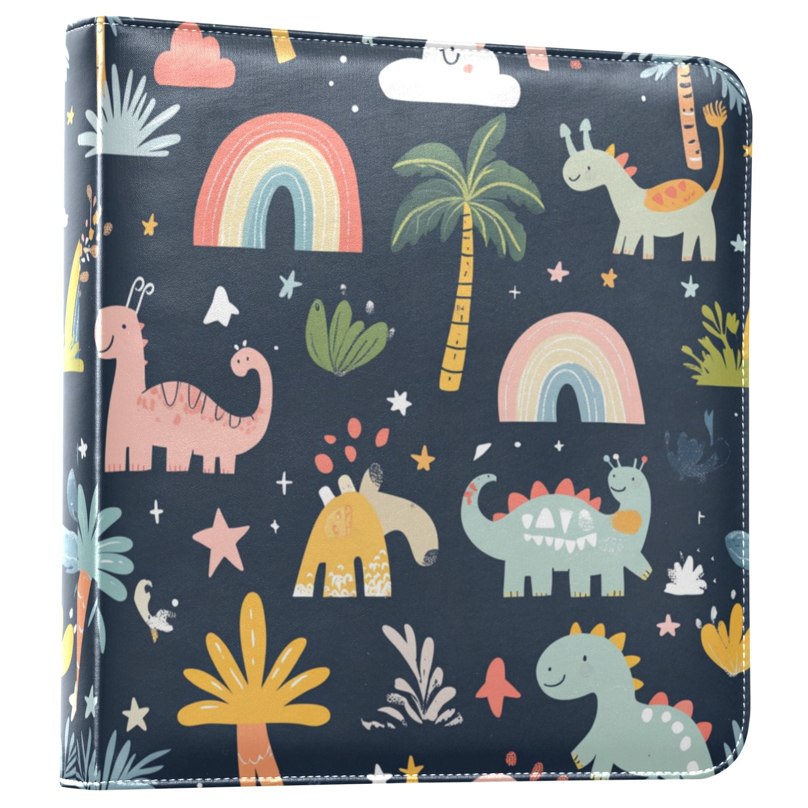 iauyy PU Leather Scrapbook Album | Expandable Binder with 20 Self ...