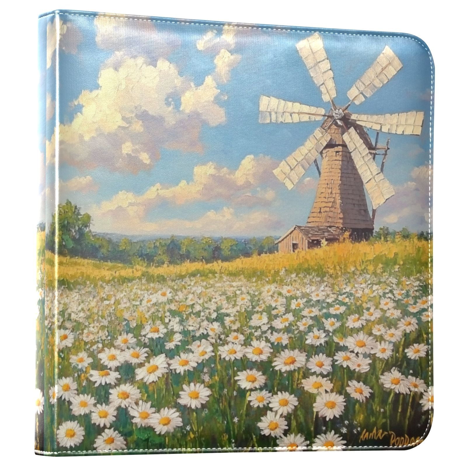 iauyy PU Leather Scrapbook Album | Expandable Binder with 20 Self ...