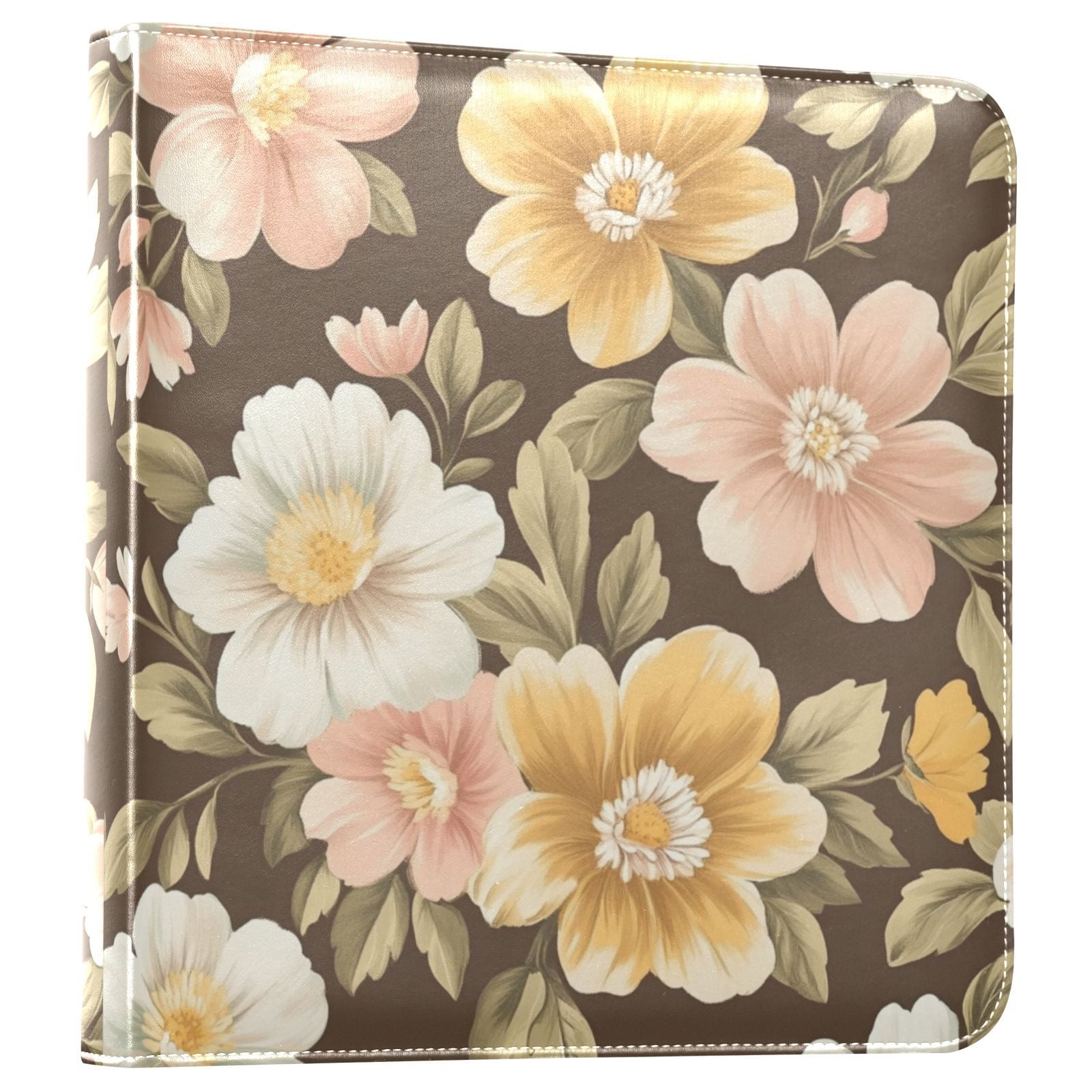 iauyy PU Leather Scrapbook Album | Expandable Binder with 20 Self ...