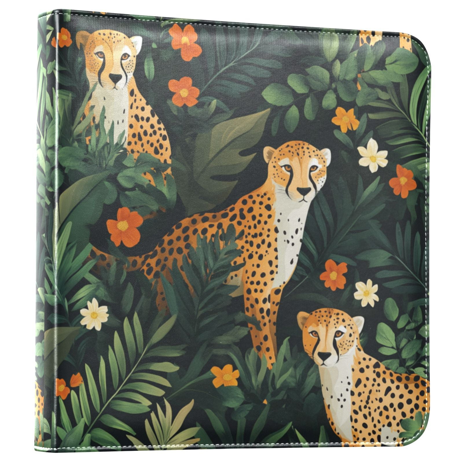 iauyy PU Leather Scrapbook Album | Expandable Binder with 20 Self ...