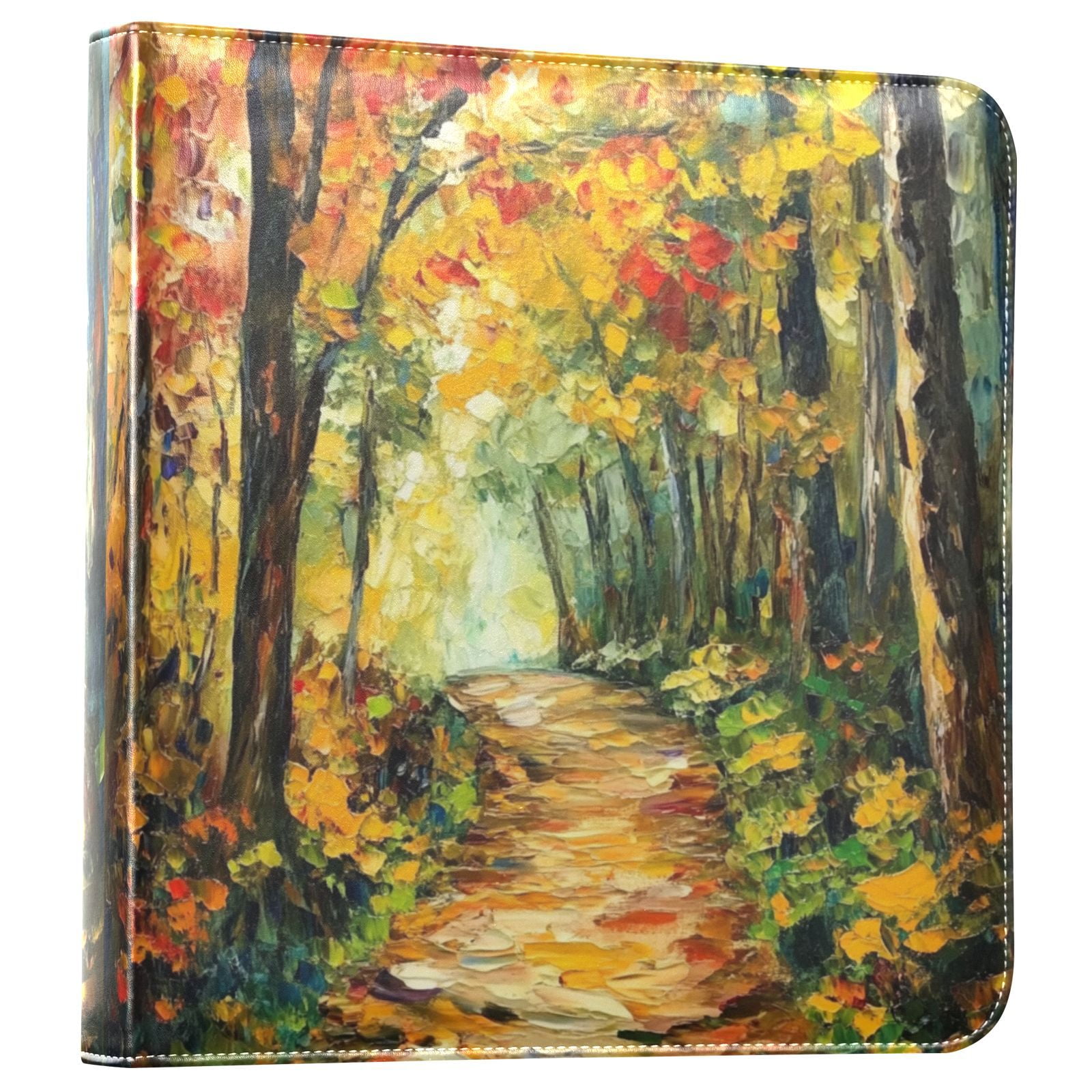 iauyy PU Leather Scrapbook Album | Expandable Binder with 20 Self ...