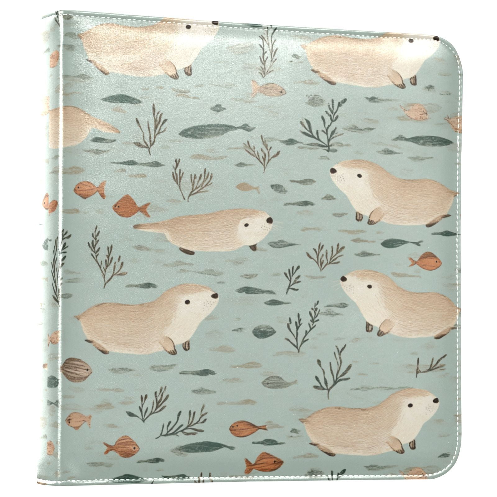 iauyy PU Leather Scrapbook Album | Expandable Binder with 20 Self-Adhesive Pages (11.8x24in ...