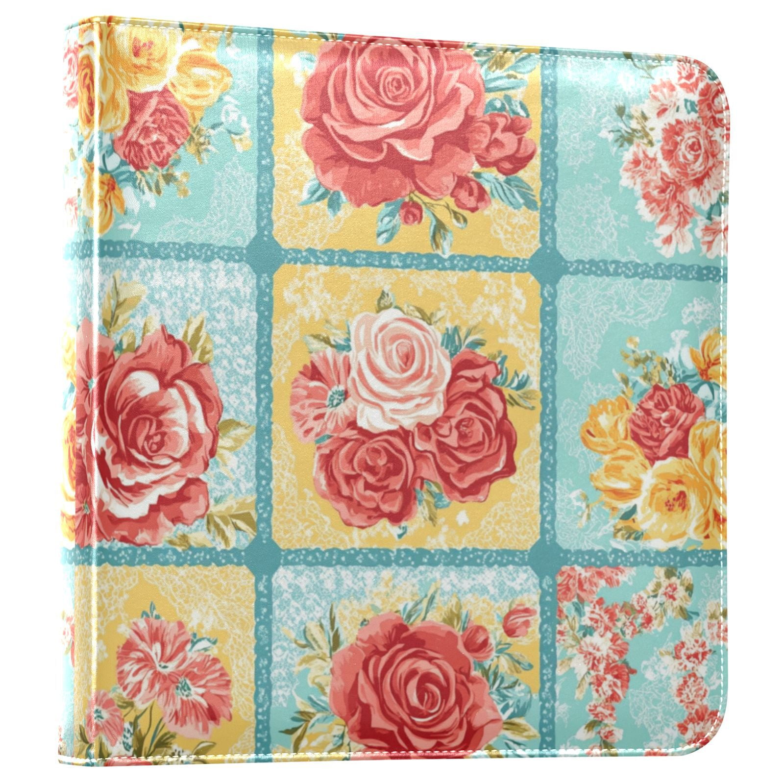 iauyy PU Leather Scrapbook Album | Expandable Binder with 20 Self ...