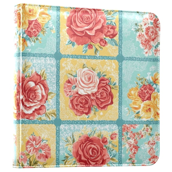 iauyy PU Leather Scrapbook Album | Expandable Binder with 20 Self ...
