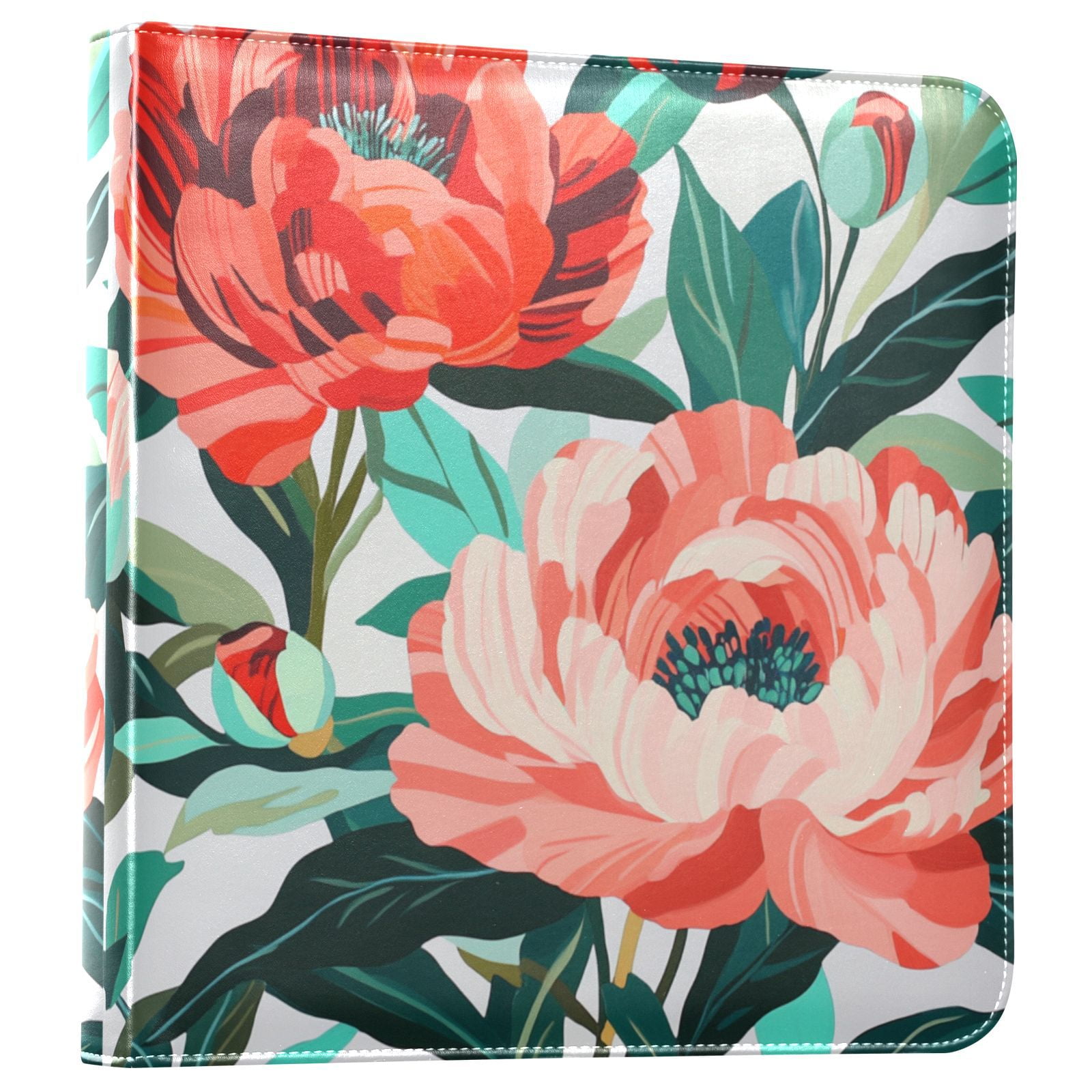 iauyy PU Leather Scrapbook Album | Expandable Binder with 20 Self ...