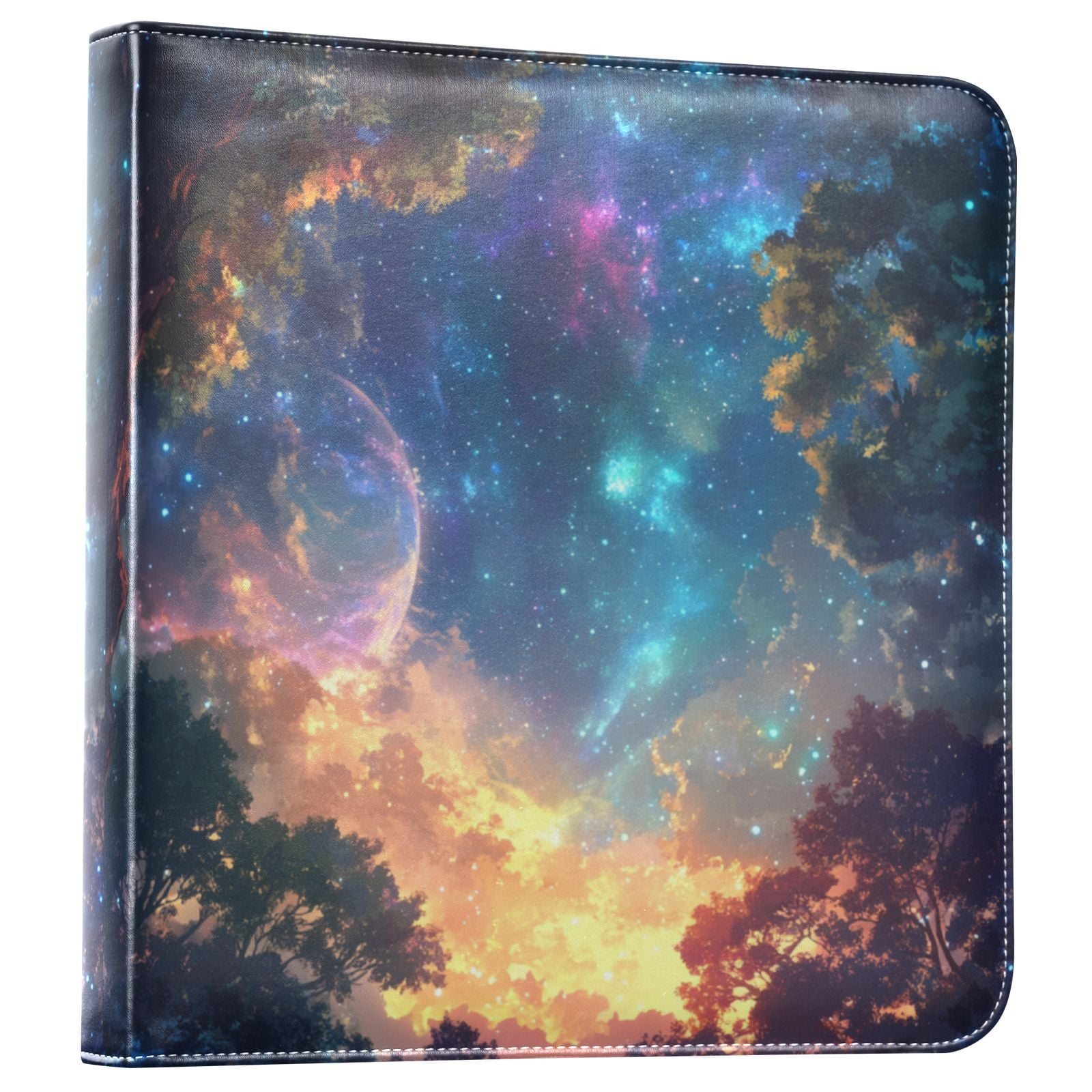 iauyy PU Leather Scrapbook Album | Expandable Binder with 20 Self ...