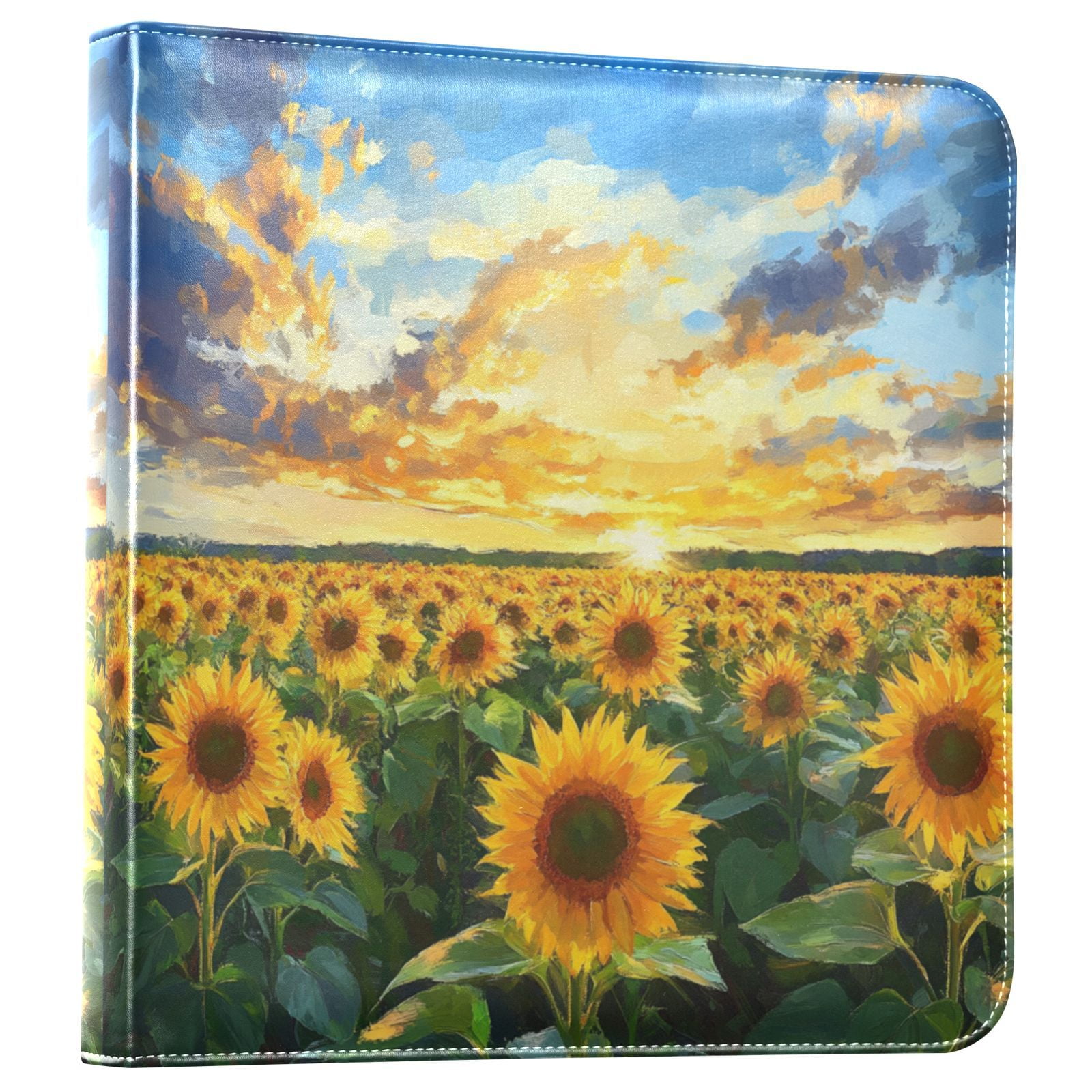 iauyy PU Leather Scrapbook Album | Expandable Binder with 20 Self ...