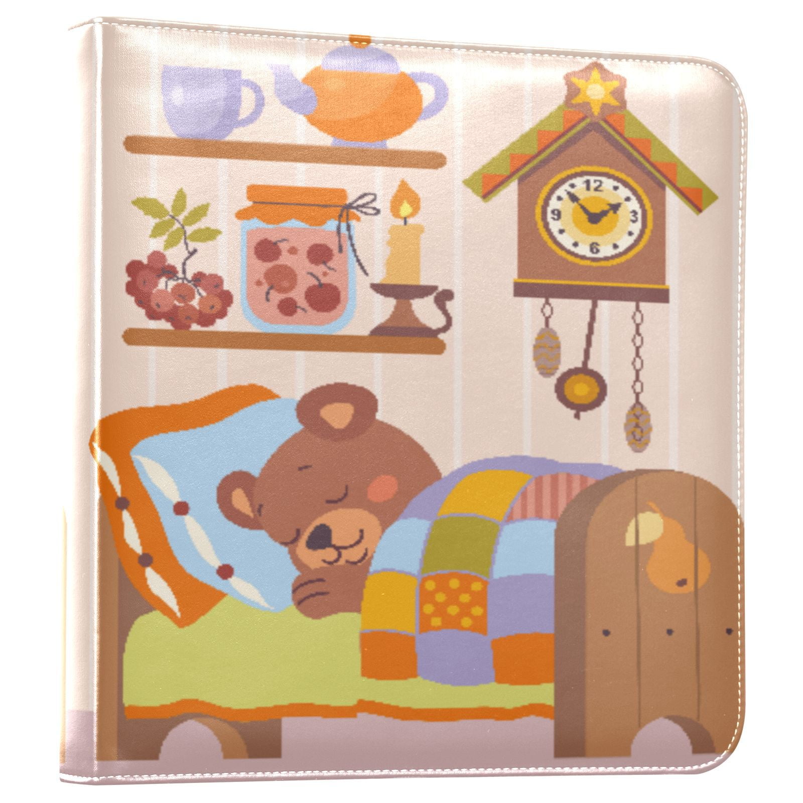 iauyy PU Leather Scrapbook Album | Expandable Binder with 20 Self ...