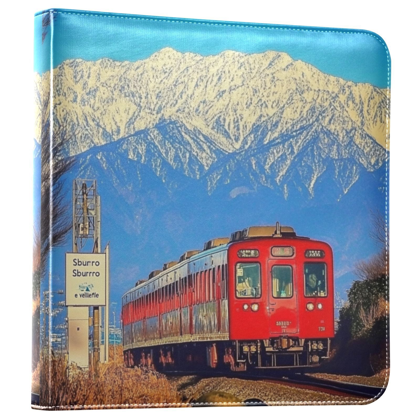 iauyy PU Leather Scrapbook Album | Expandable Binder with 20 Self ...