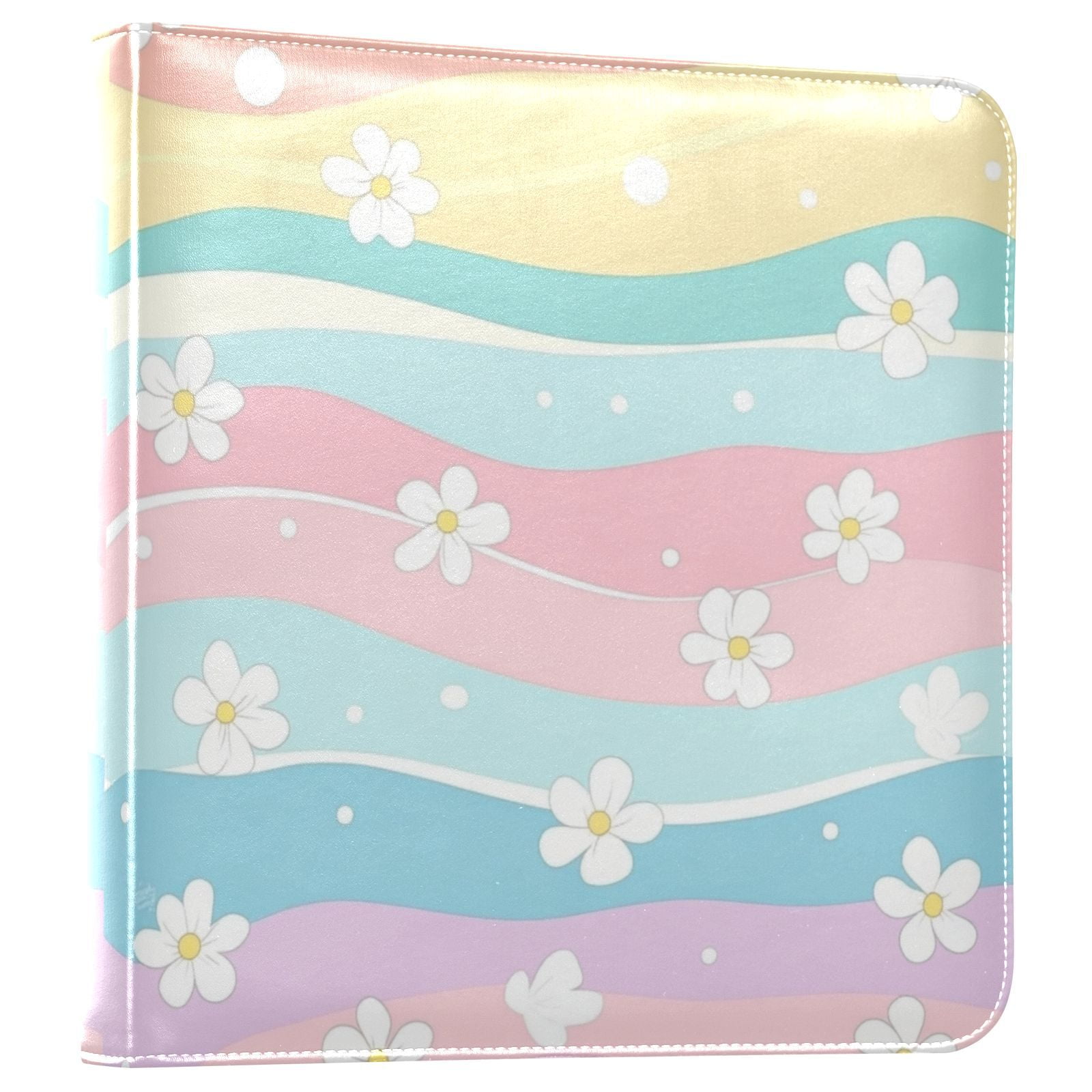 iauyy PU Leather Scrapbook Album | Expandable Binder with 20 Self ...