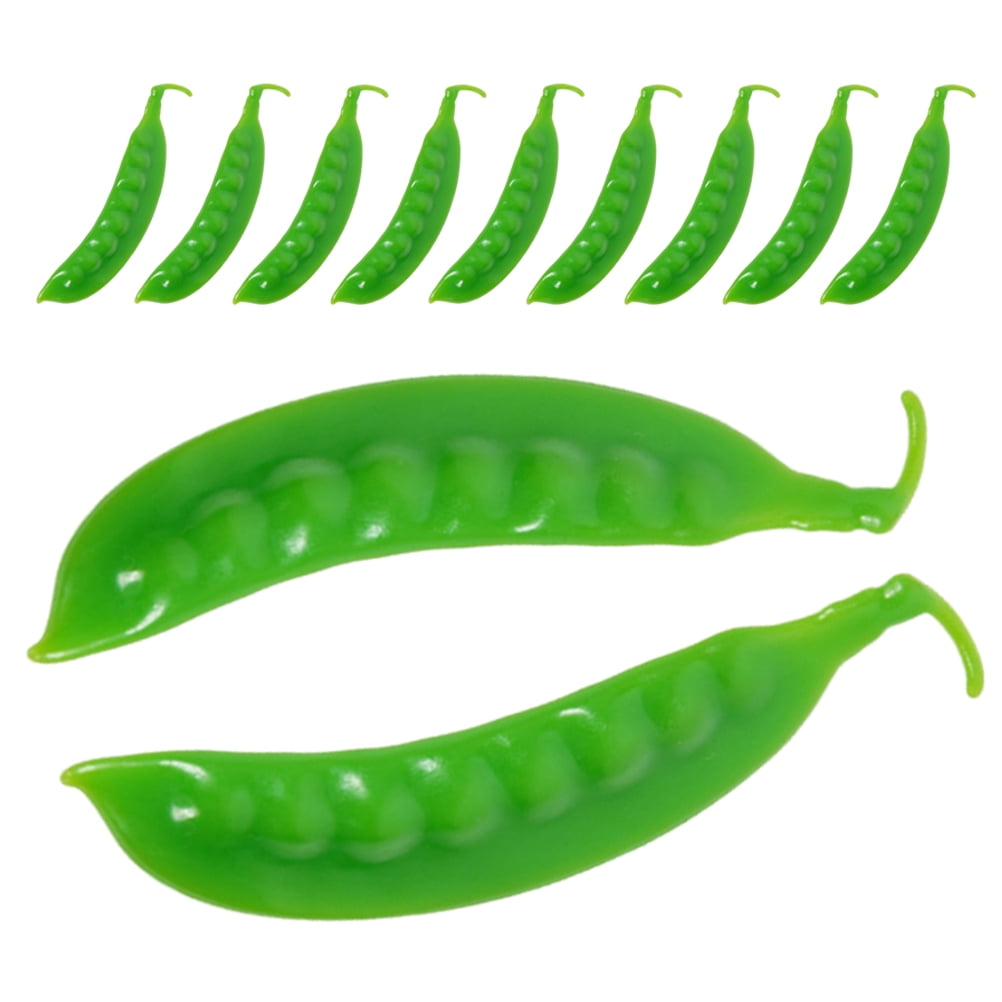 ibasenice 10 Pcs Artificial Snow Pea Faux Vegetable Decor For Home ...