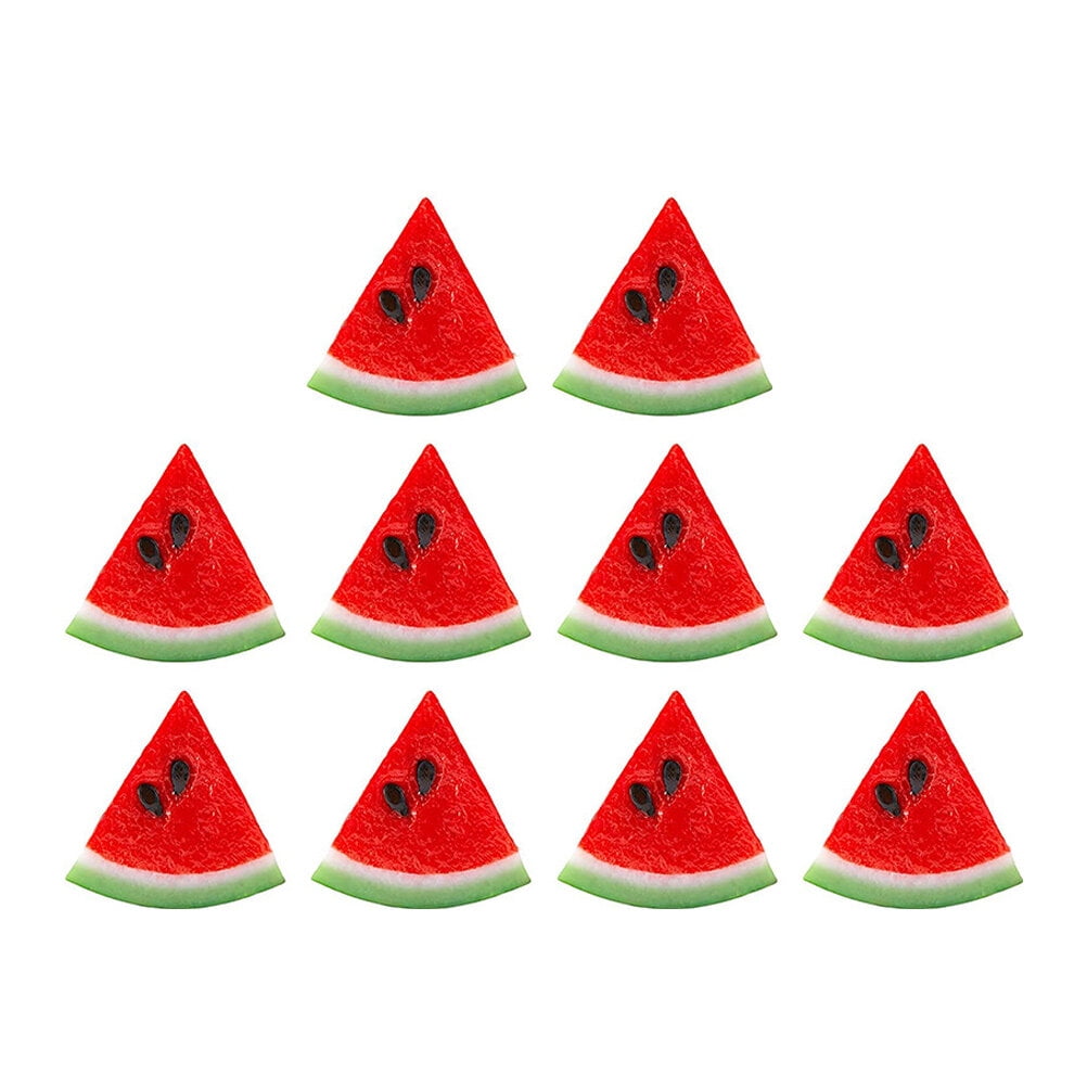ibasenice faux watermelon Simulated Watermelon Slices PVC Display ...