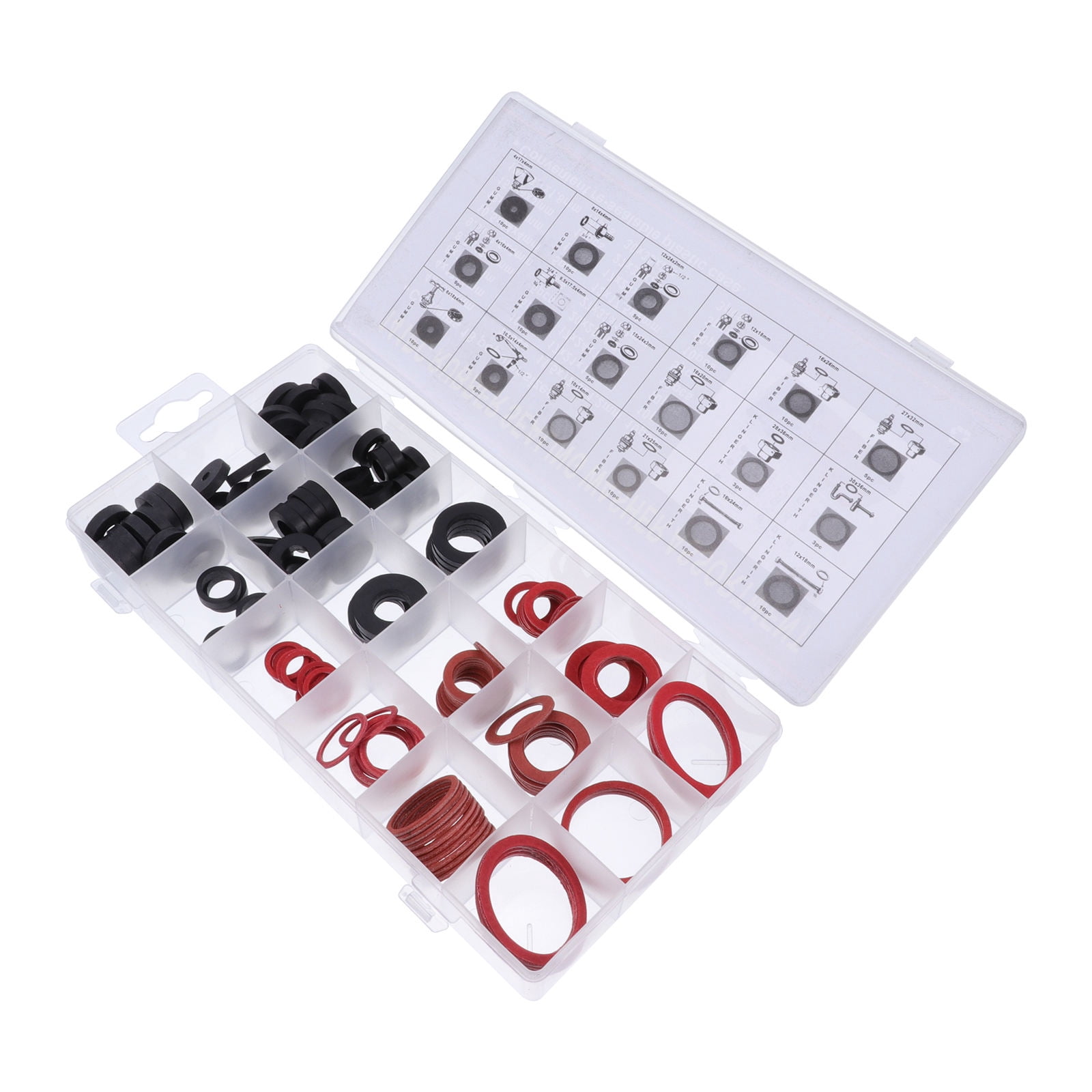ibasenice 141Pc Rubber Gasket Assortment Set Assorted Colors for Car ...