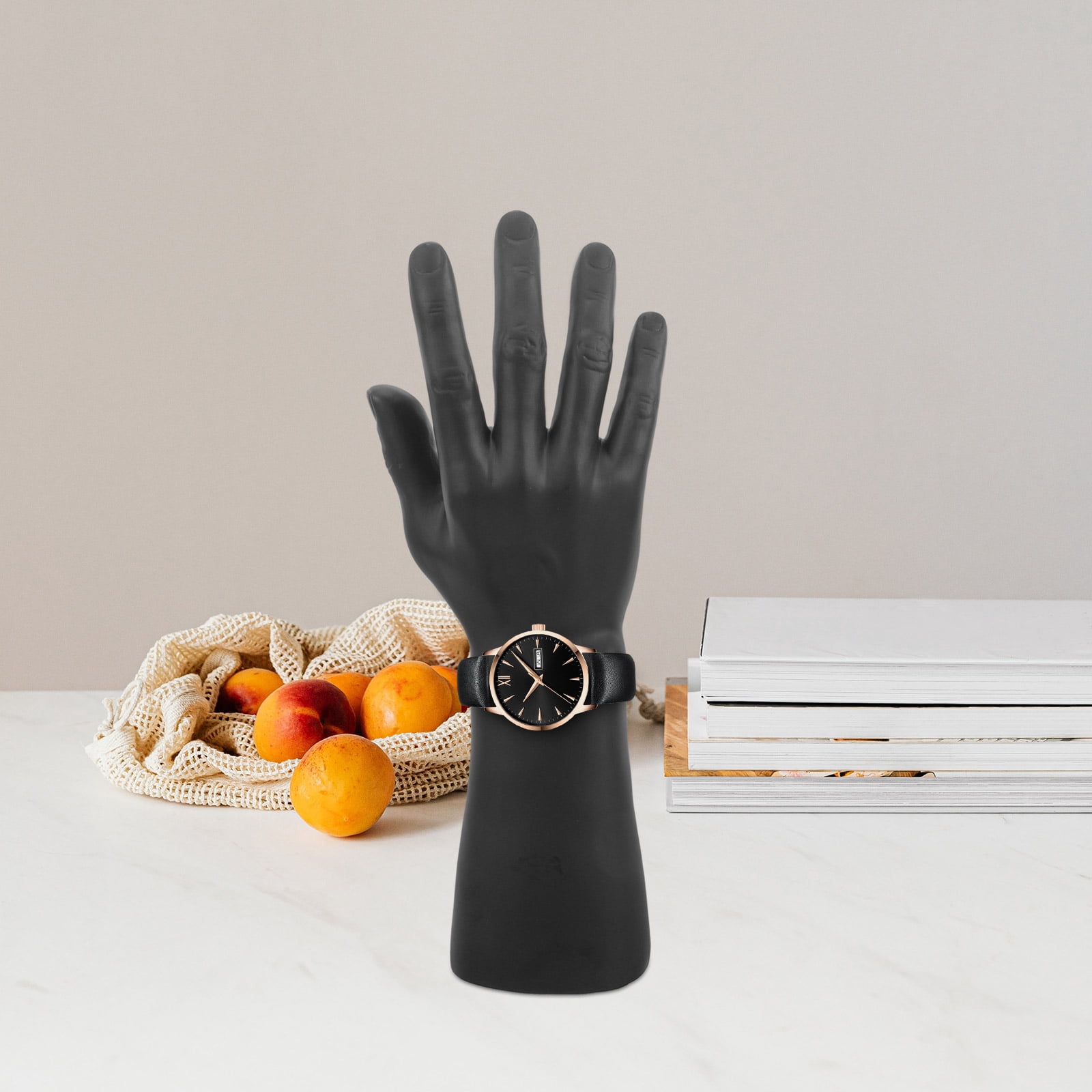ibasenice 1Pc Black Male Hand Mannequin for Display Stand and Holder ...