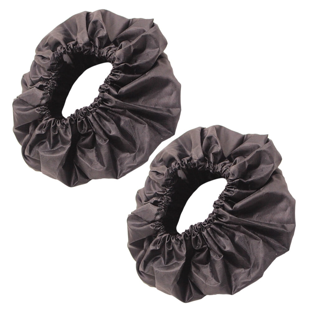 ibasenice 2Pcs Wheelchair Wheel Cover Black Durable Tire Protector for ...