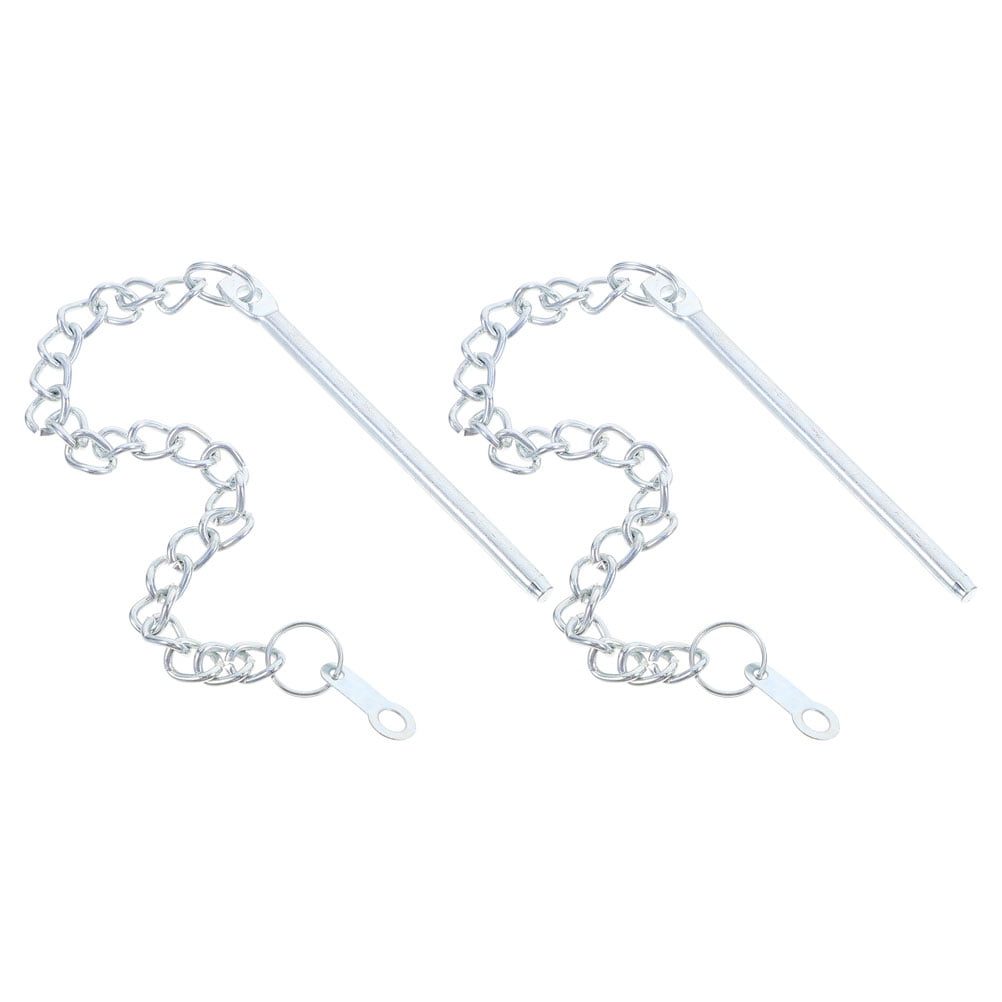 ibasenice 2Pcs Patio Umbrella Pin Chain Plated Silver Metal Accessories ...