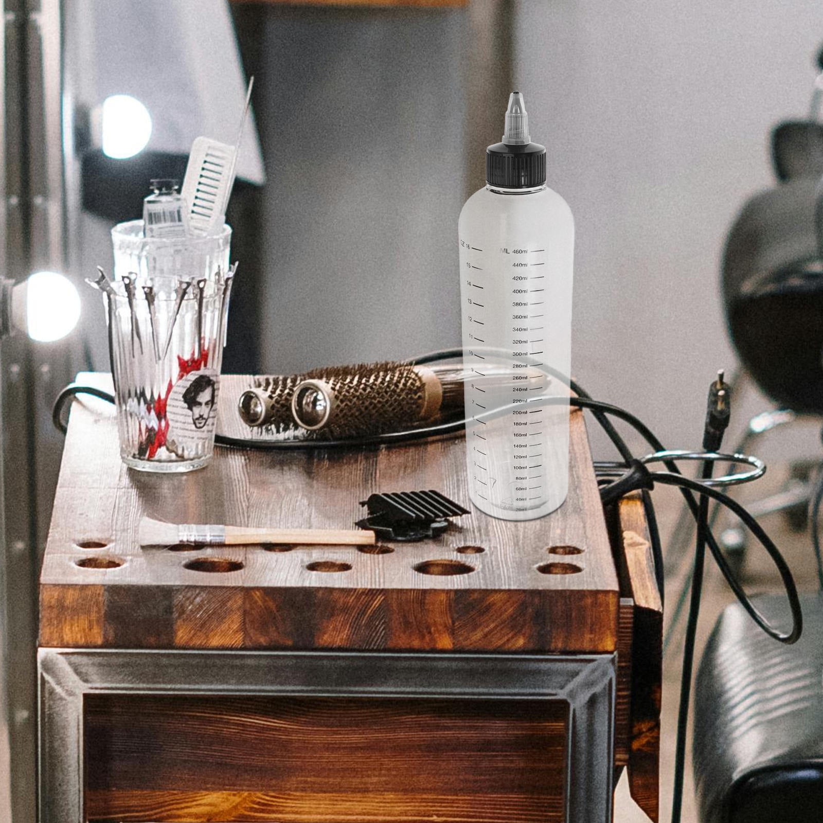 ibasenice 2Pcs Portable Transparent Hair Color Applicator Bottles for ...