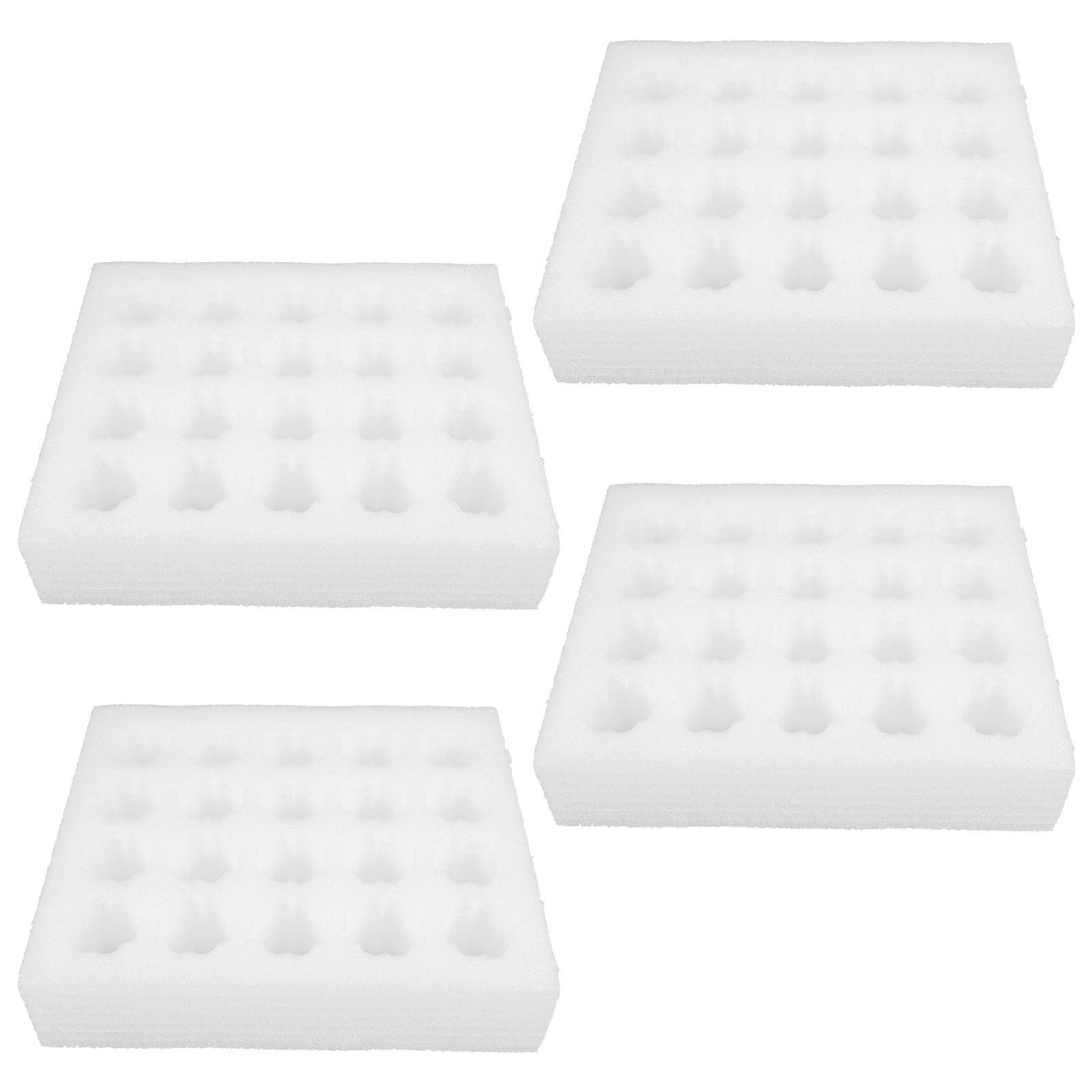 ibasenice 4 Sets Portable Egg Container Foam Shatter-proof for ...