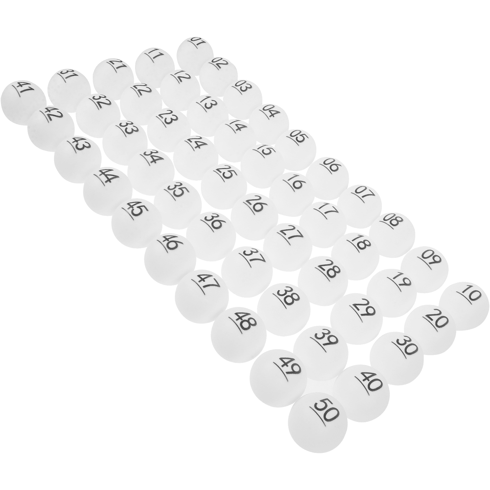 ibasenice 50pcs Balls For Party Games Raffle Drawing Balls Lightweight ...