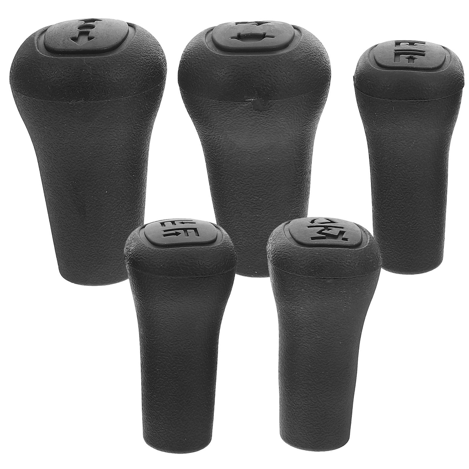 ibasenice 5Pcs Lever Knob Gear Knob Plastic Black Smooth Gear Shifting ...