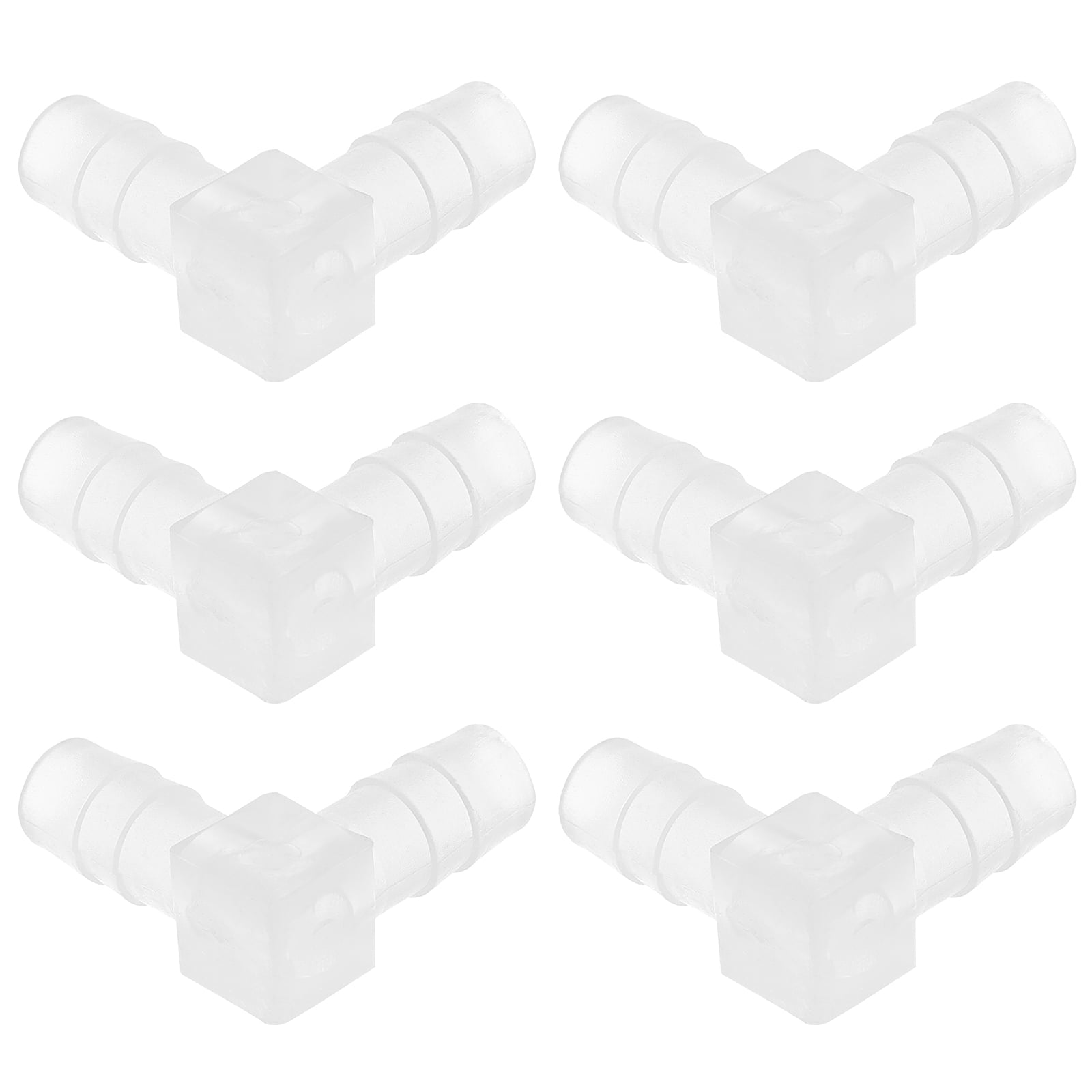 ibasenice 6 Pcs Hose Elbow Fittings L Shaped Plastic White High ...