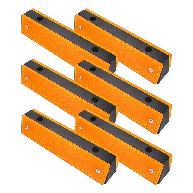 ibasenice 6PCS Rectangle Reflective Markers for Road Safety and Traffic ...