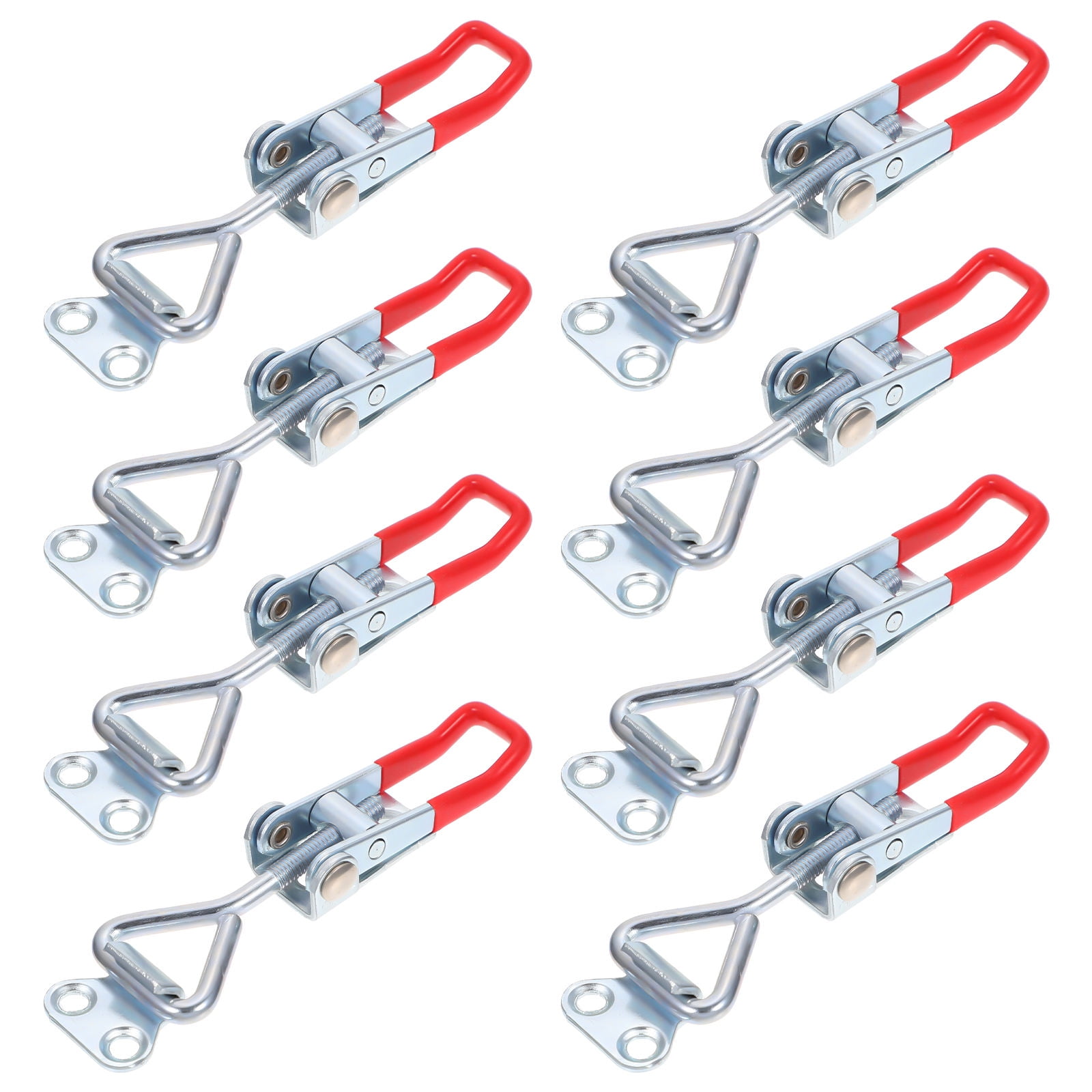 ibasenice 8Pcs Red Adjustable Pull Latch Clamp for Doors Boxes and ...