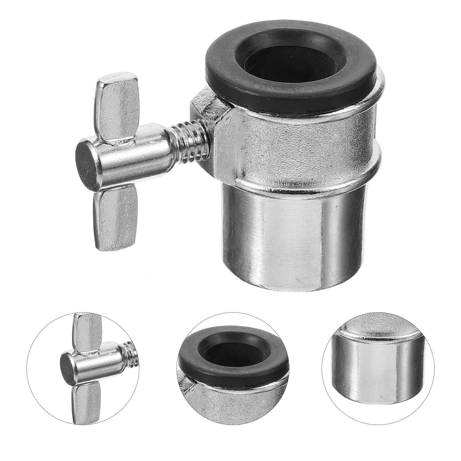 ibasenice Silver Drum Set Bracket Adjuster with Wing Screw for Drum ...