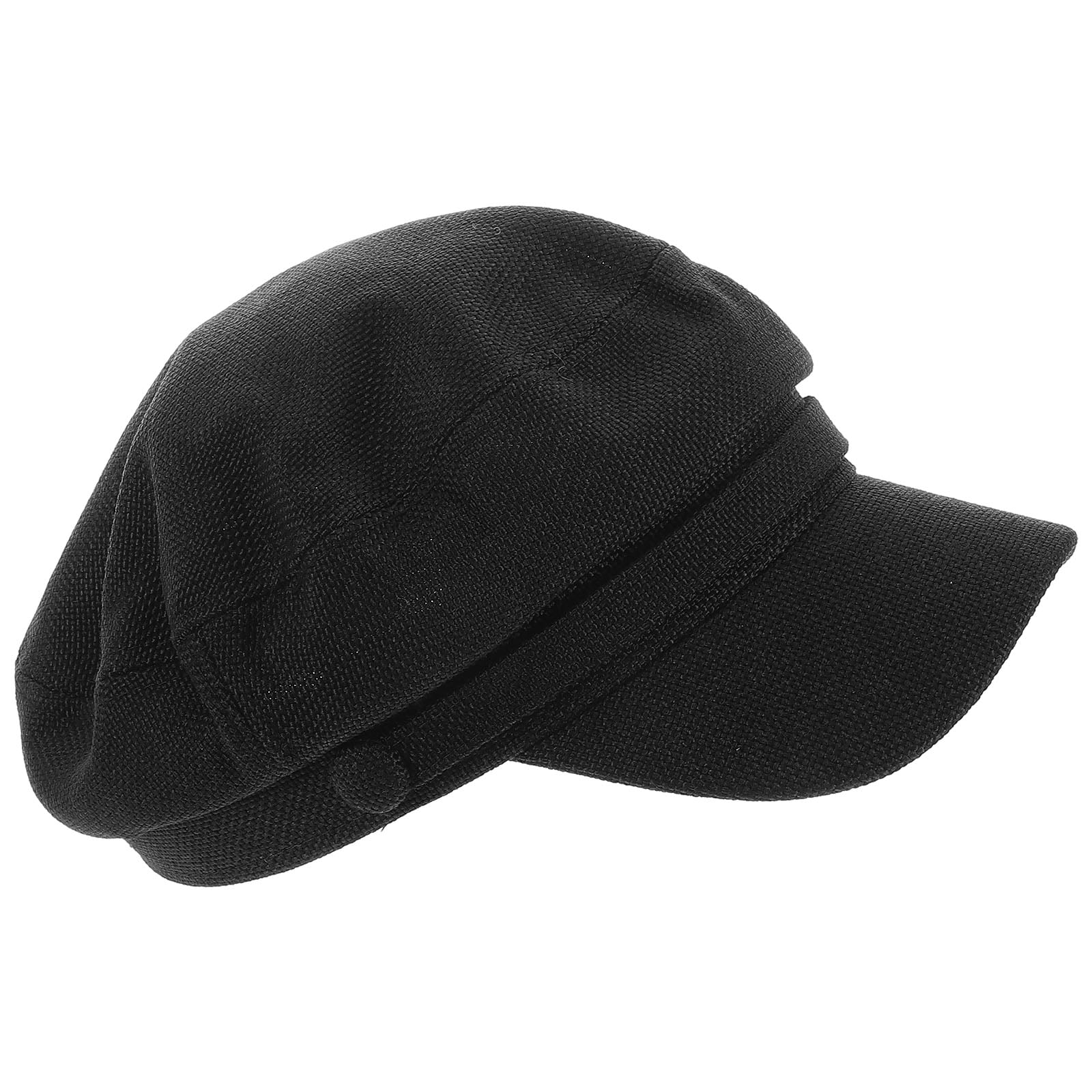 ibasenice Flat Cap For Women Black Vintage Hat Cotton 1Set Spring ...