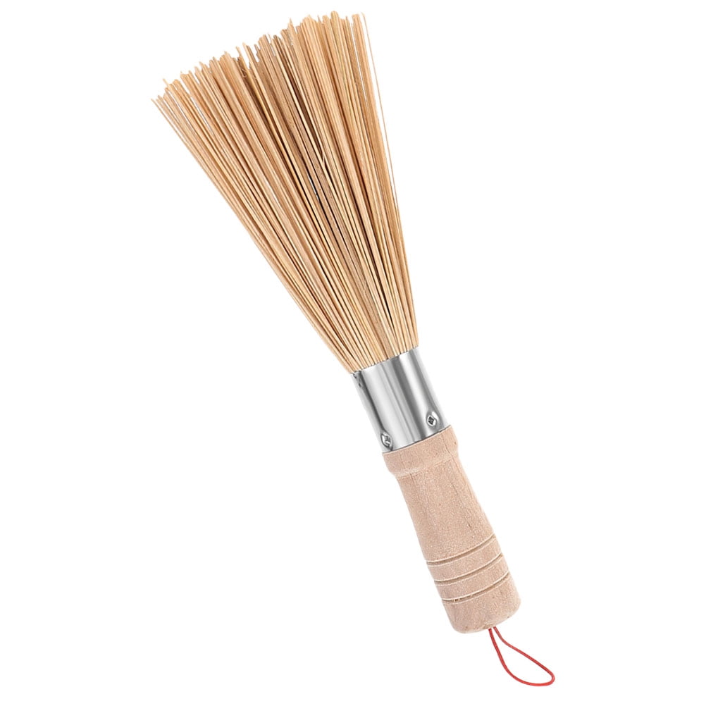ibasenice Iron Long Handle Bamboo Brush For Dishes Kitchen Tool 1 Pcs ...